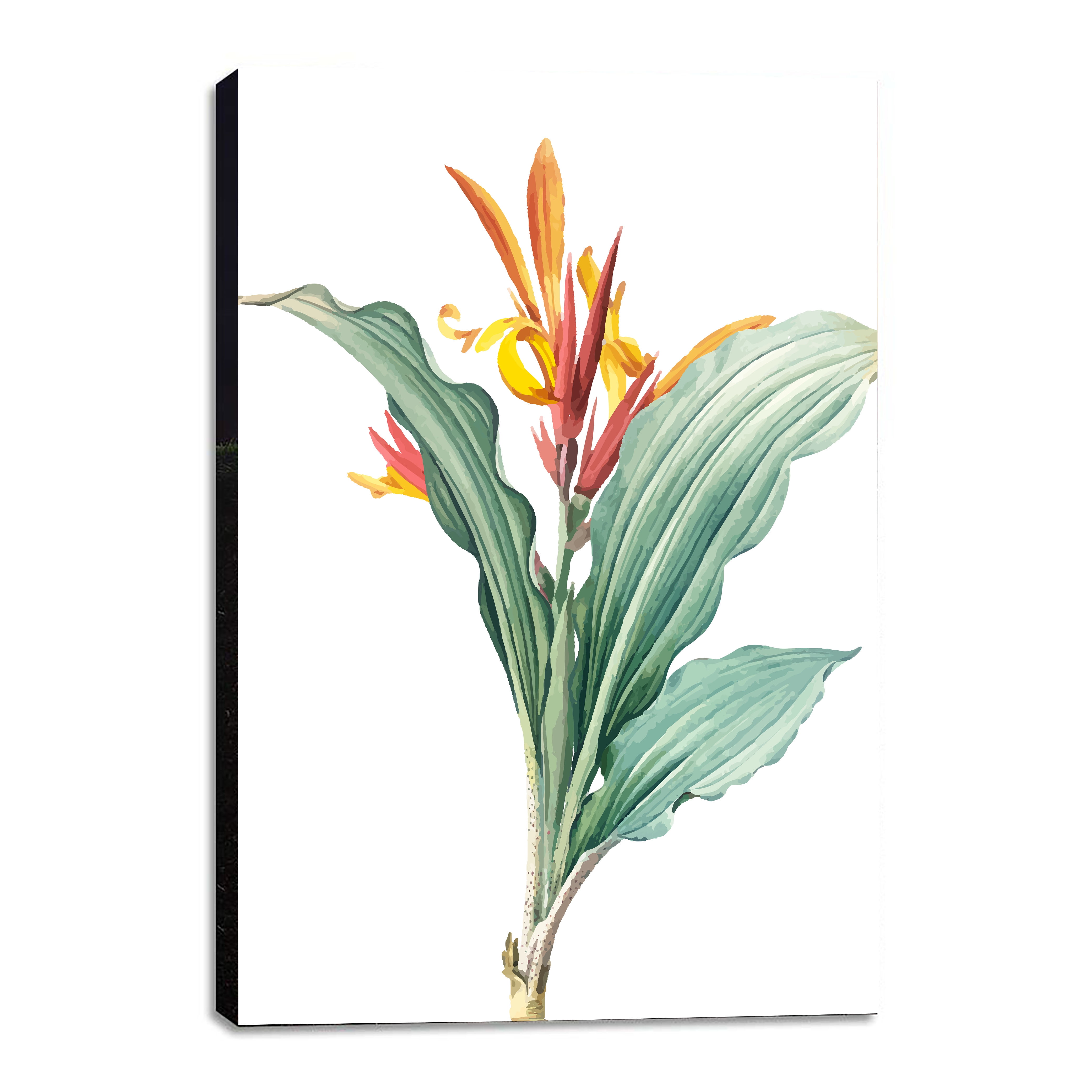 Vivid Pixel Plants 13 Canvas Wall Decor, Wall Art, Office Decor 30x40in ...
