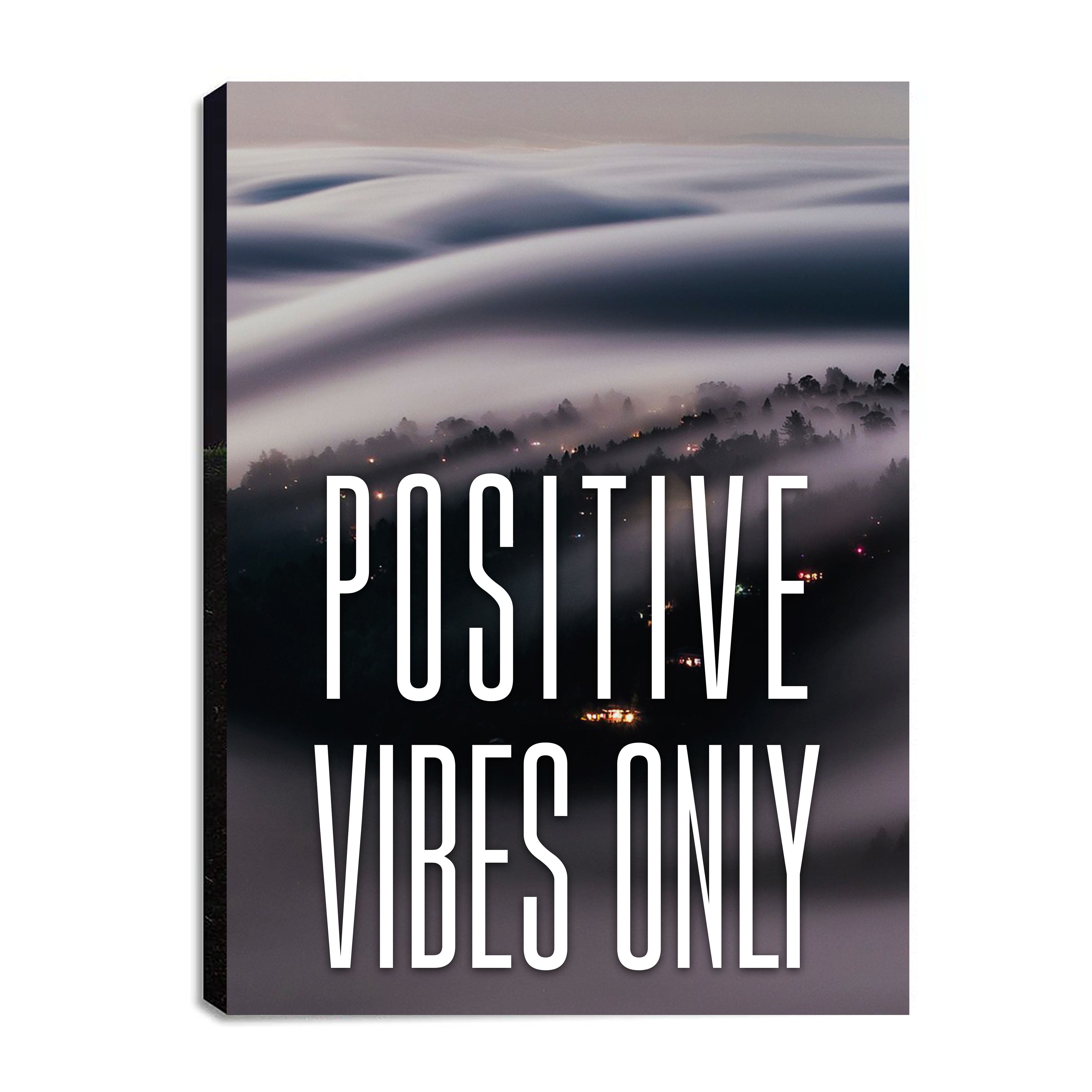 Vivid Pixel Positive Canvas Wall Decor, Wall Art, Office Decor 18x24in ...
