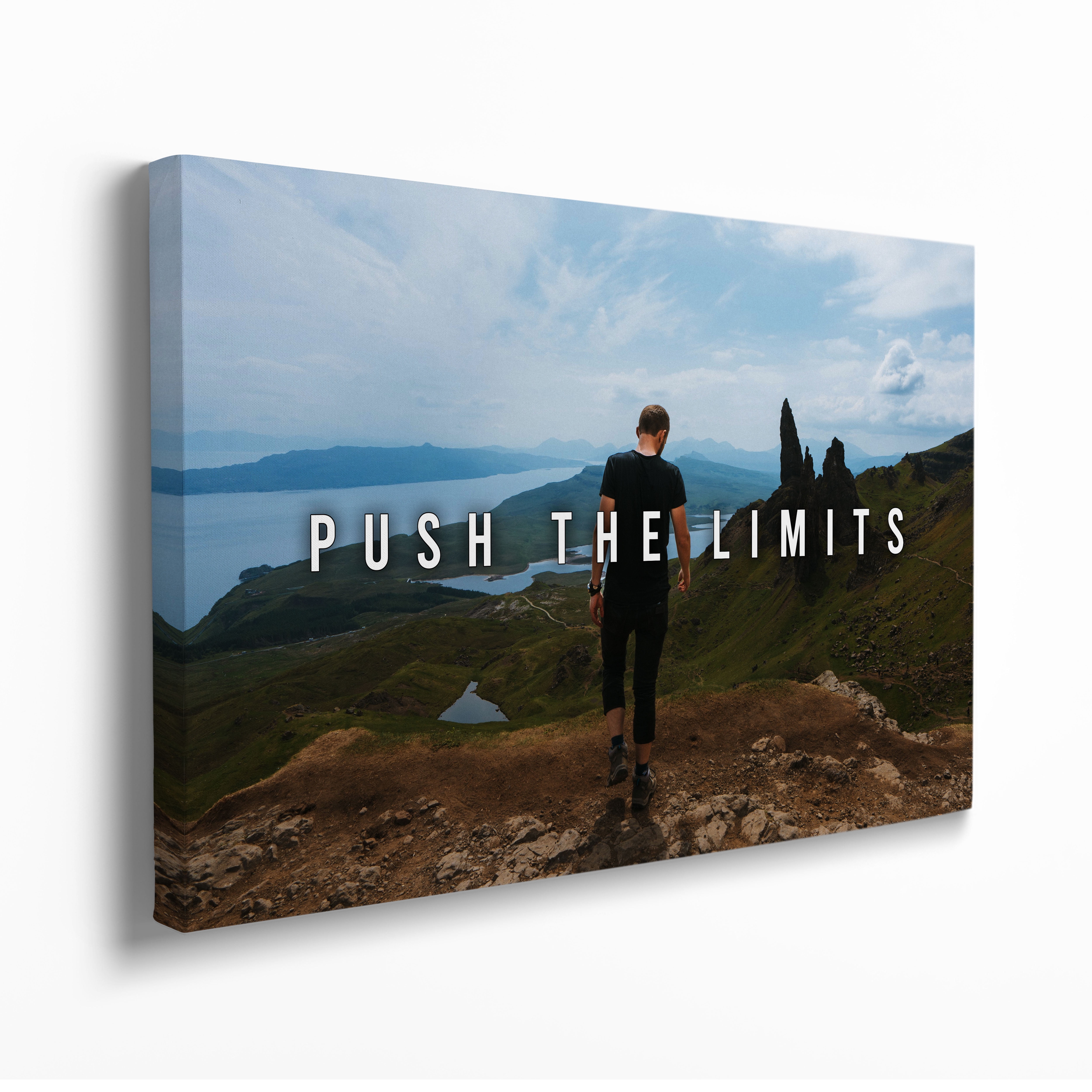 Vivid Pixel Push The Canvas Wall Decor, Wall Art, Office Decor 18x24in - Walmart.com