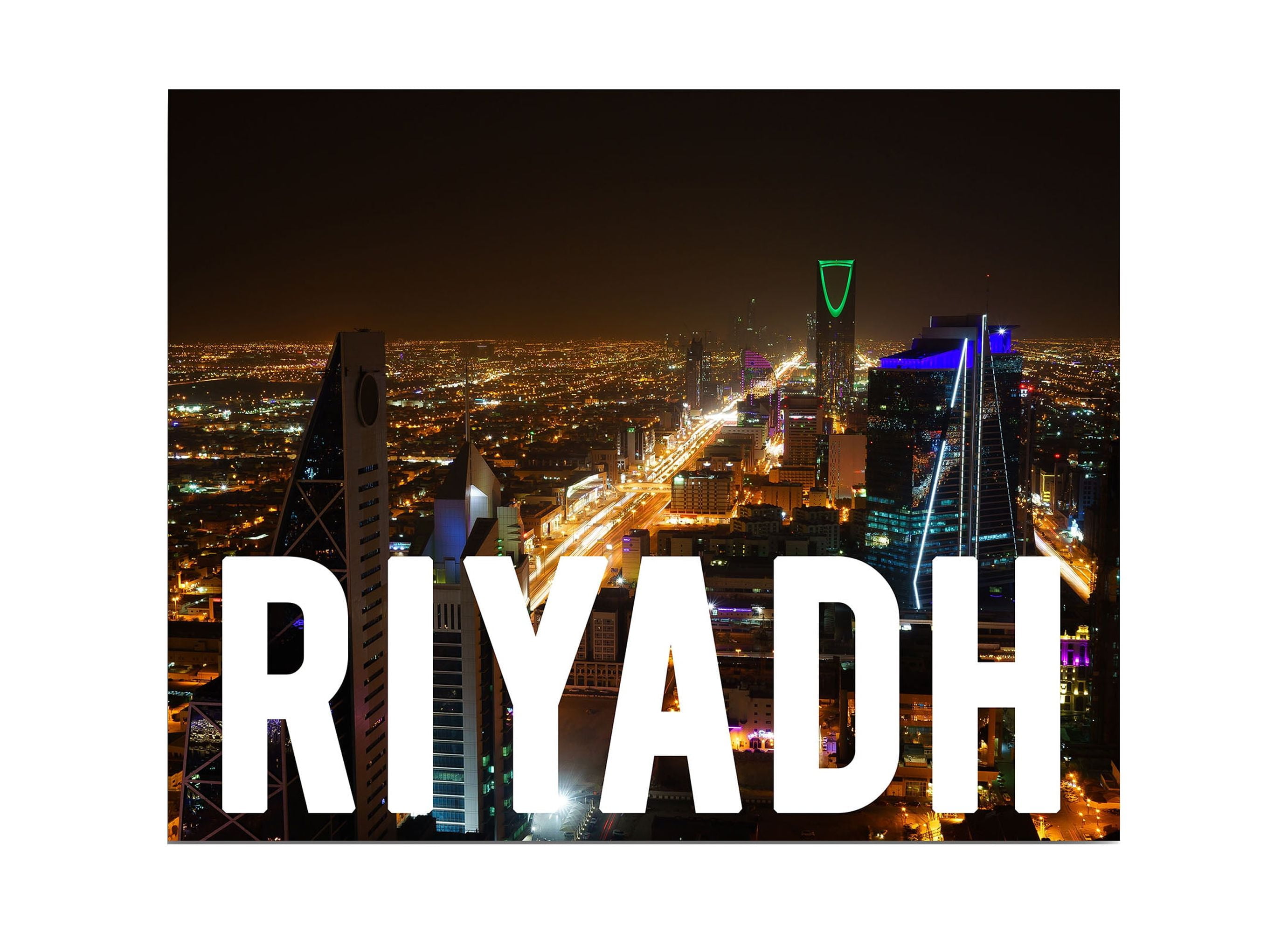 Vivid Pixel Riyadh Canvas Wall Decor, Wall Art, Office Decor 12x18in ...