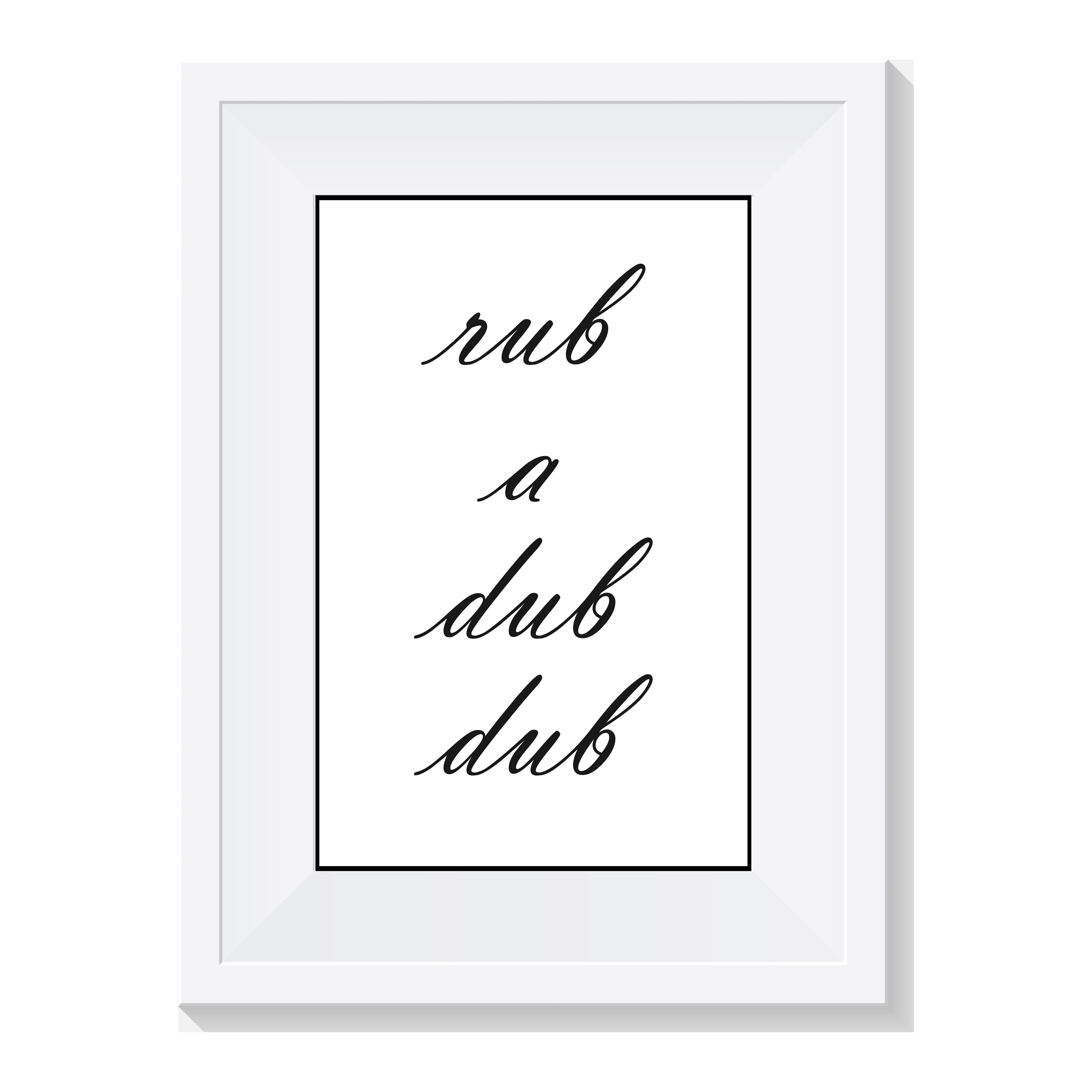 Vivid Pixel Rub A Dub Dub – Art Prints, Wall Decor, and Wall Art ...