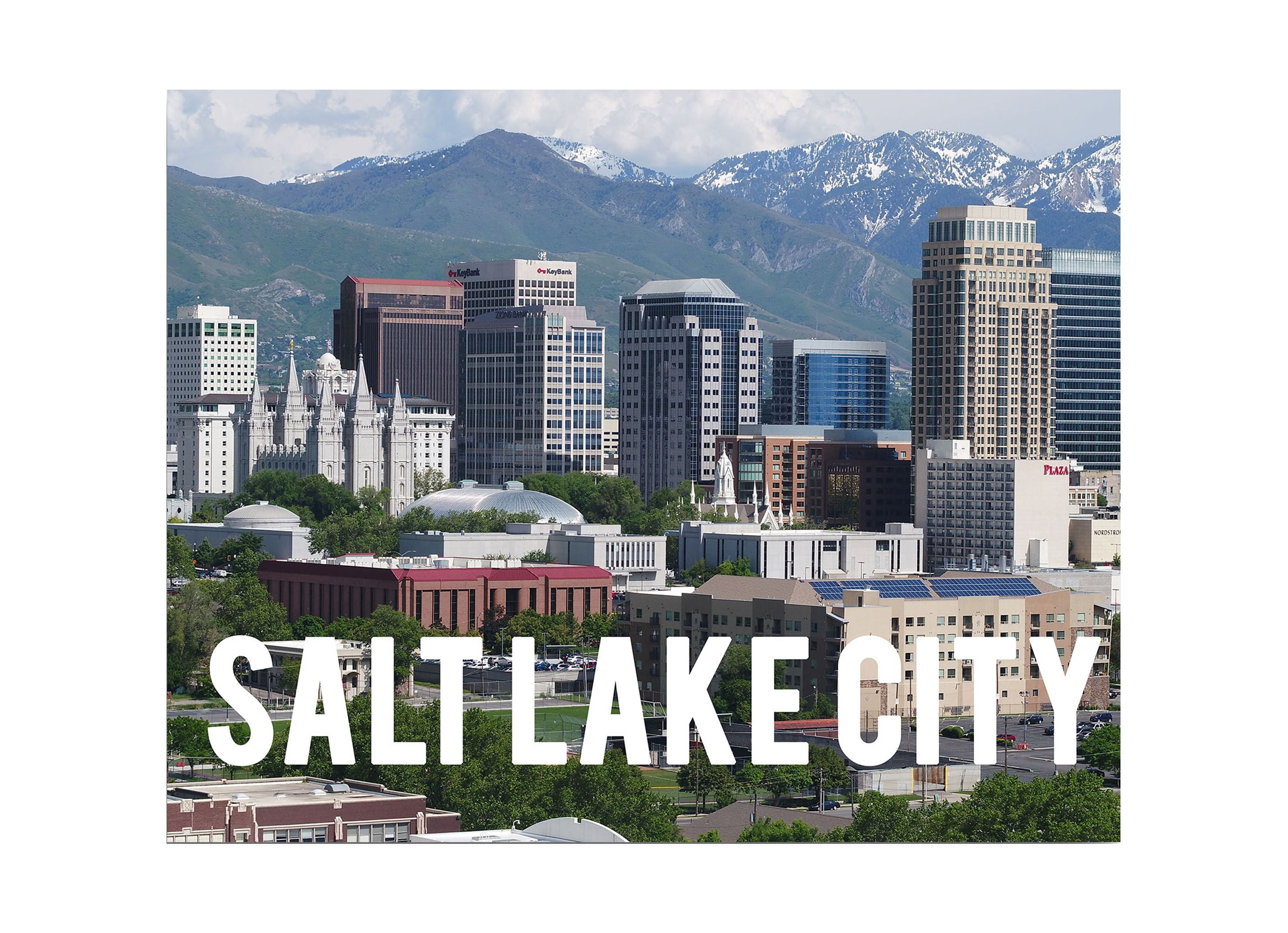 Vivid Pixel Salt Lake Canvas Wall Decor, Wall Art, Office Decor 12x18in ...