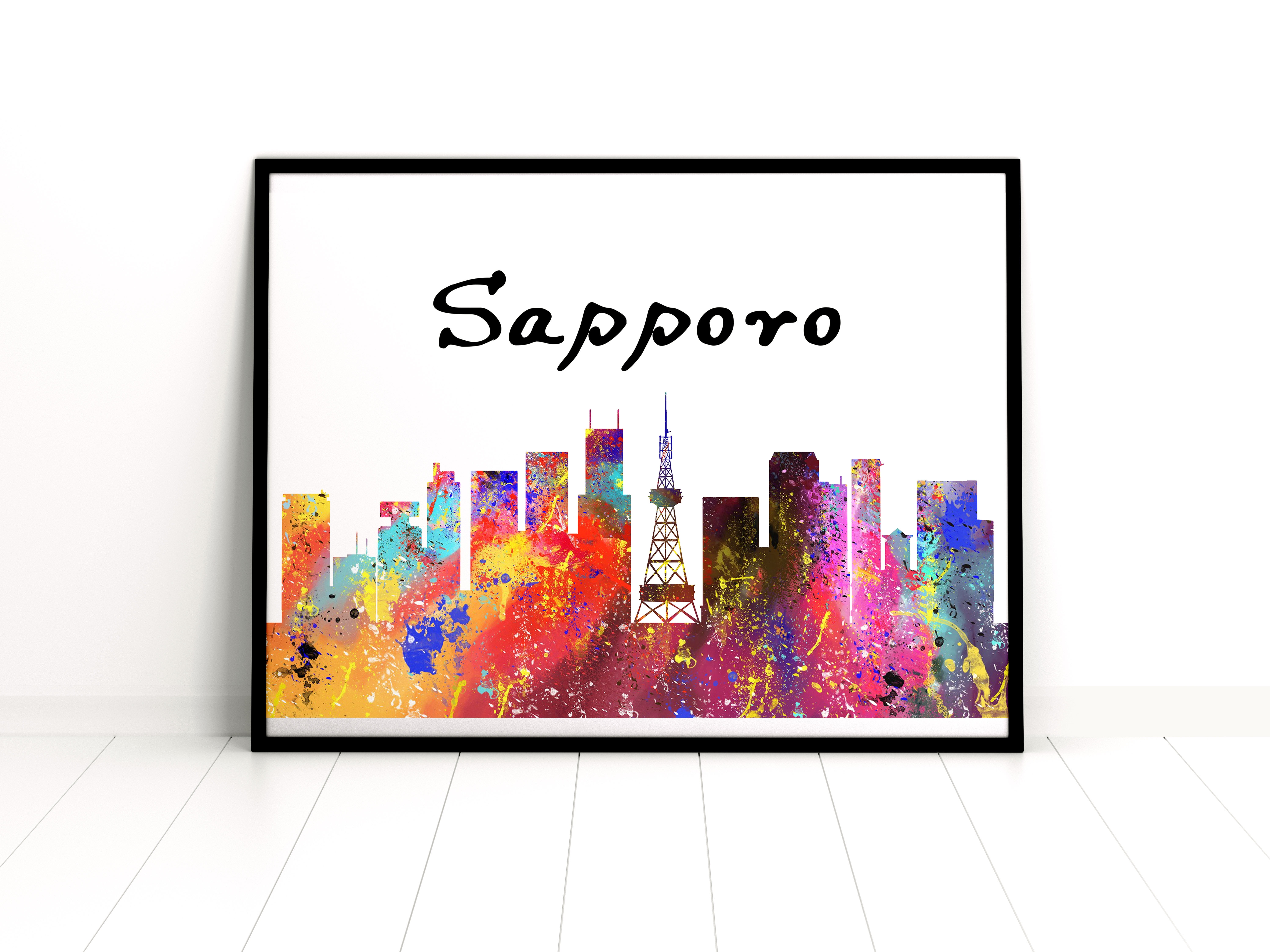 Vivid Pixel Sapporo – Art Prints, Wall Decor, and Wall Art 05x07in - Walmart.com