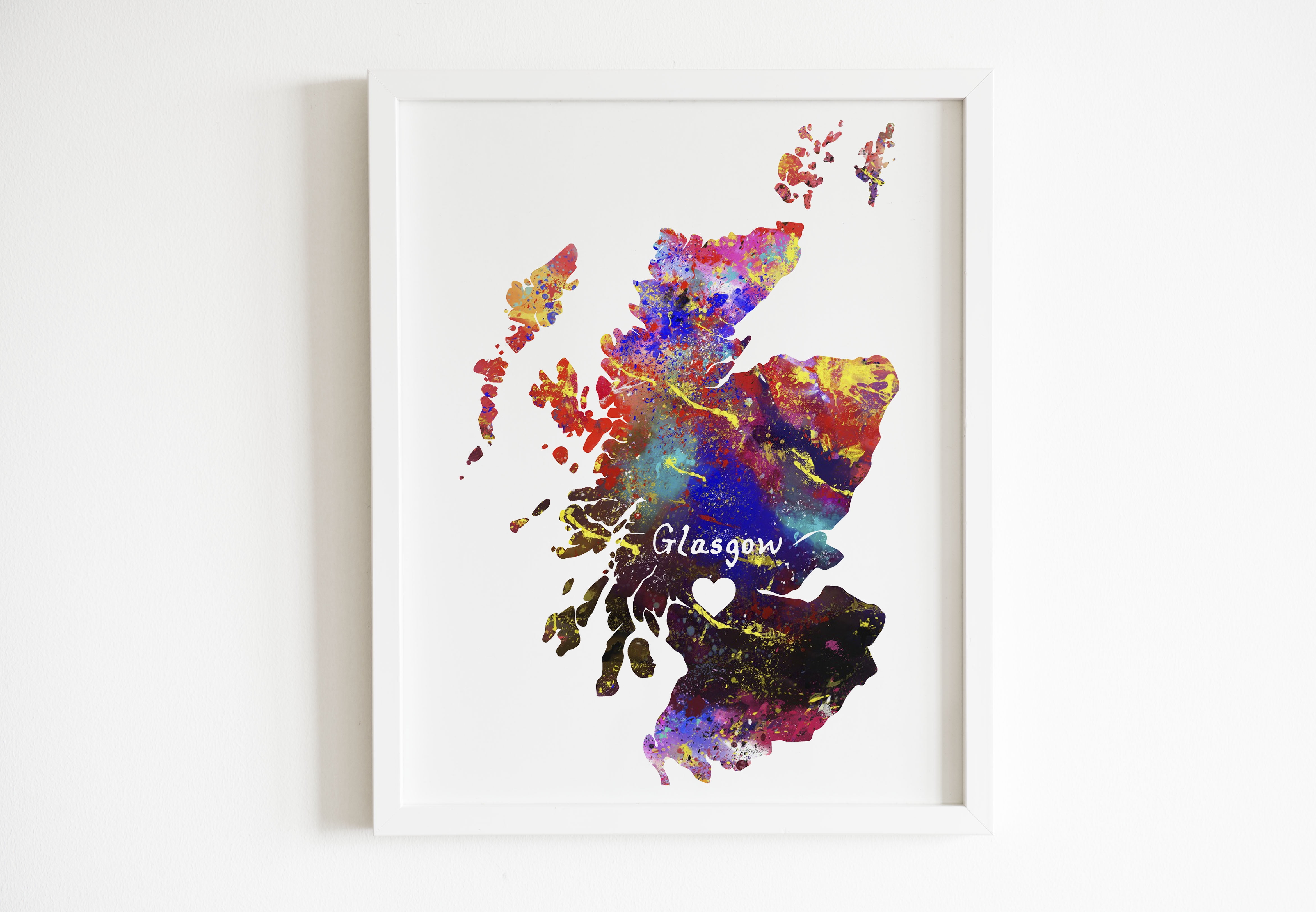 Vivid Pixel Scotland Glas – Art Prints, Wall Decor, and Wall Art 06x04in - Walmart.com