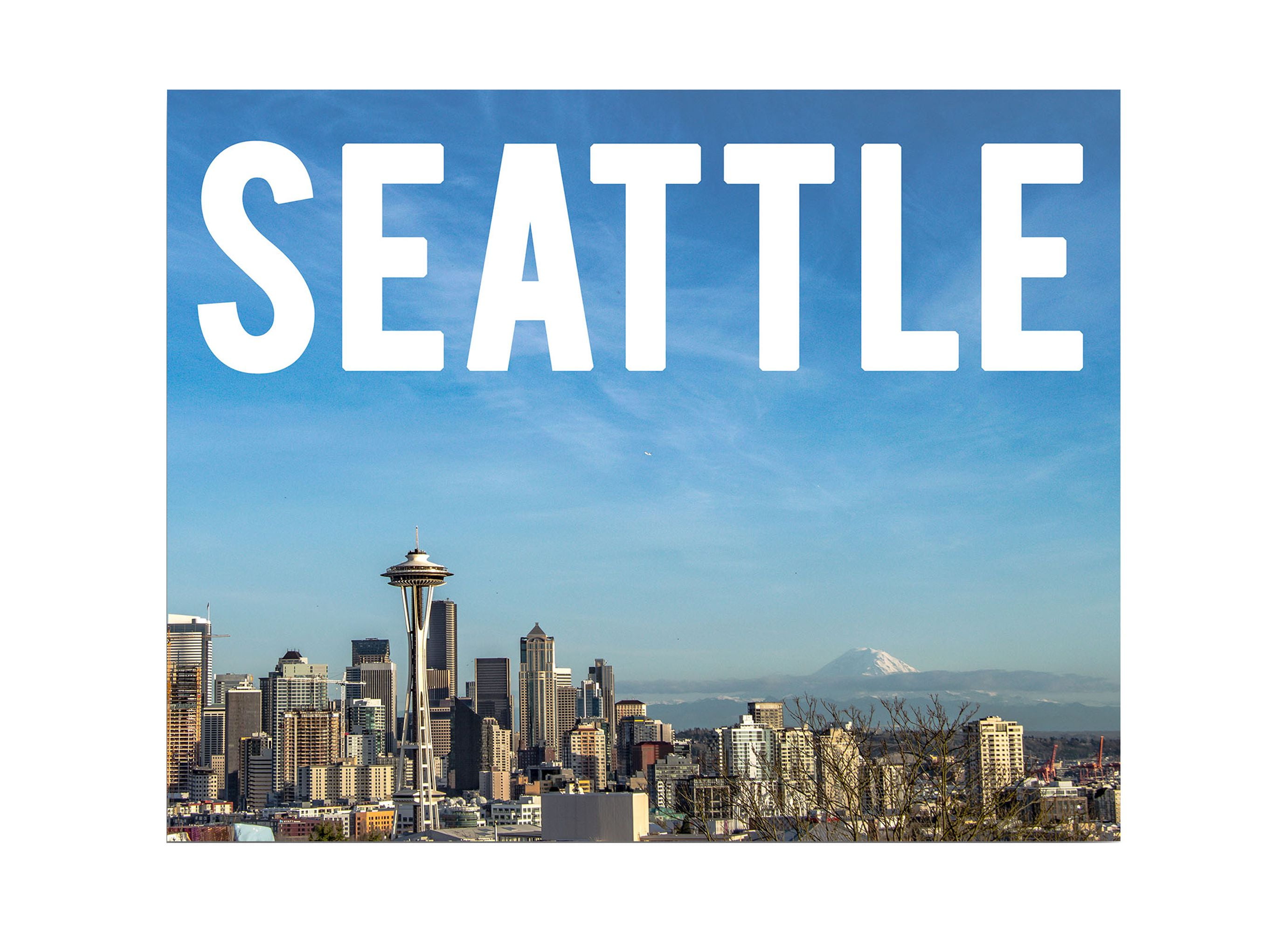 Vivid Pixel Seattle Canvas Wall Decor, Wall Art, Office Decor 30x40in ...