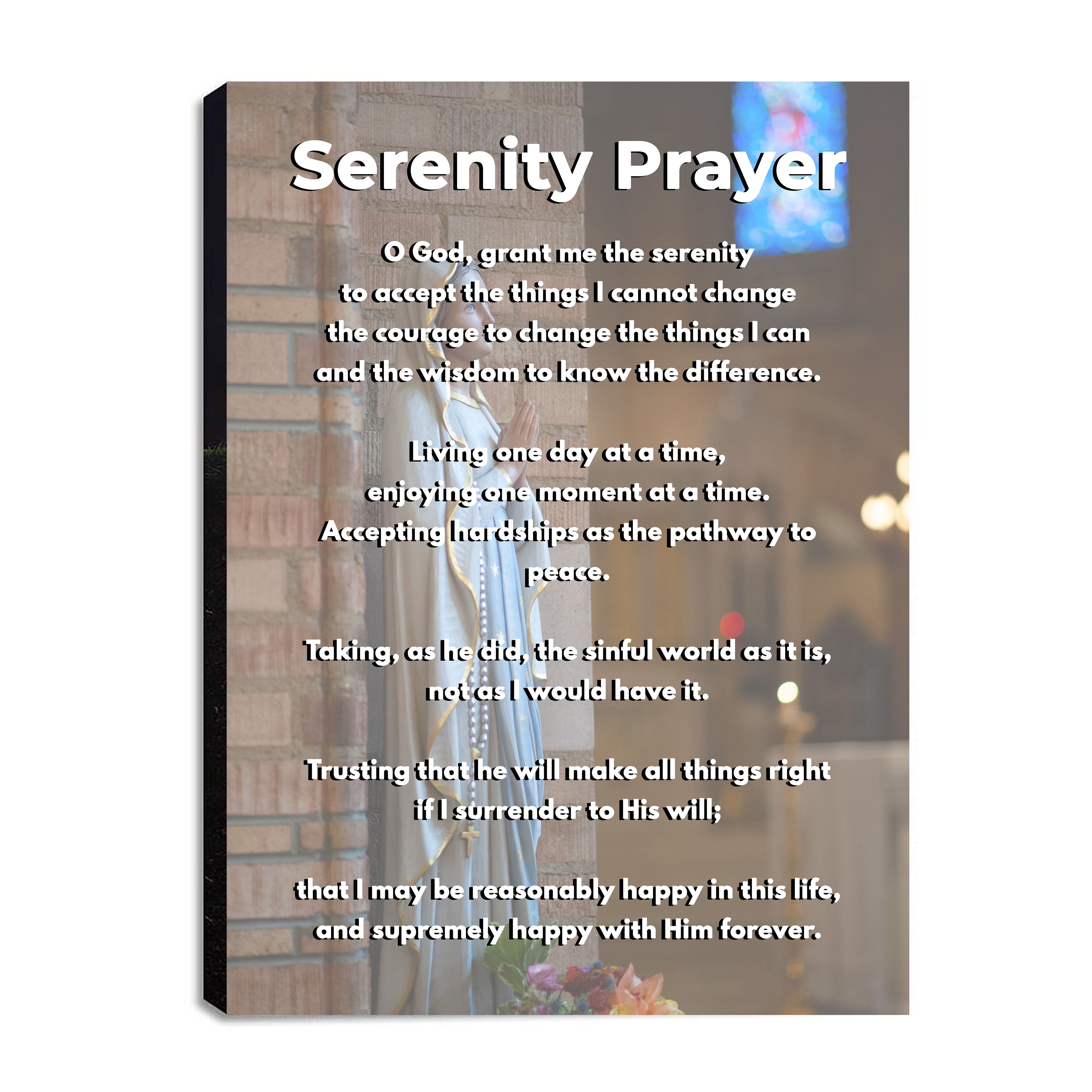 Vivid Pixel Serenity Canvas Wall Decor, Wall Art, Office Decor 30x40in ...