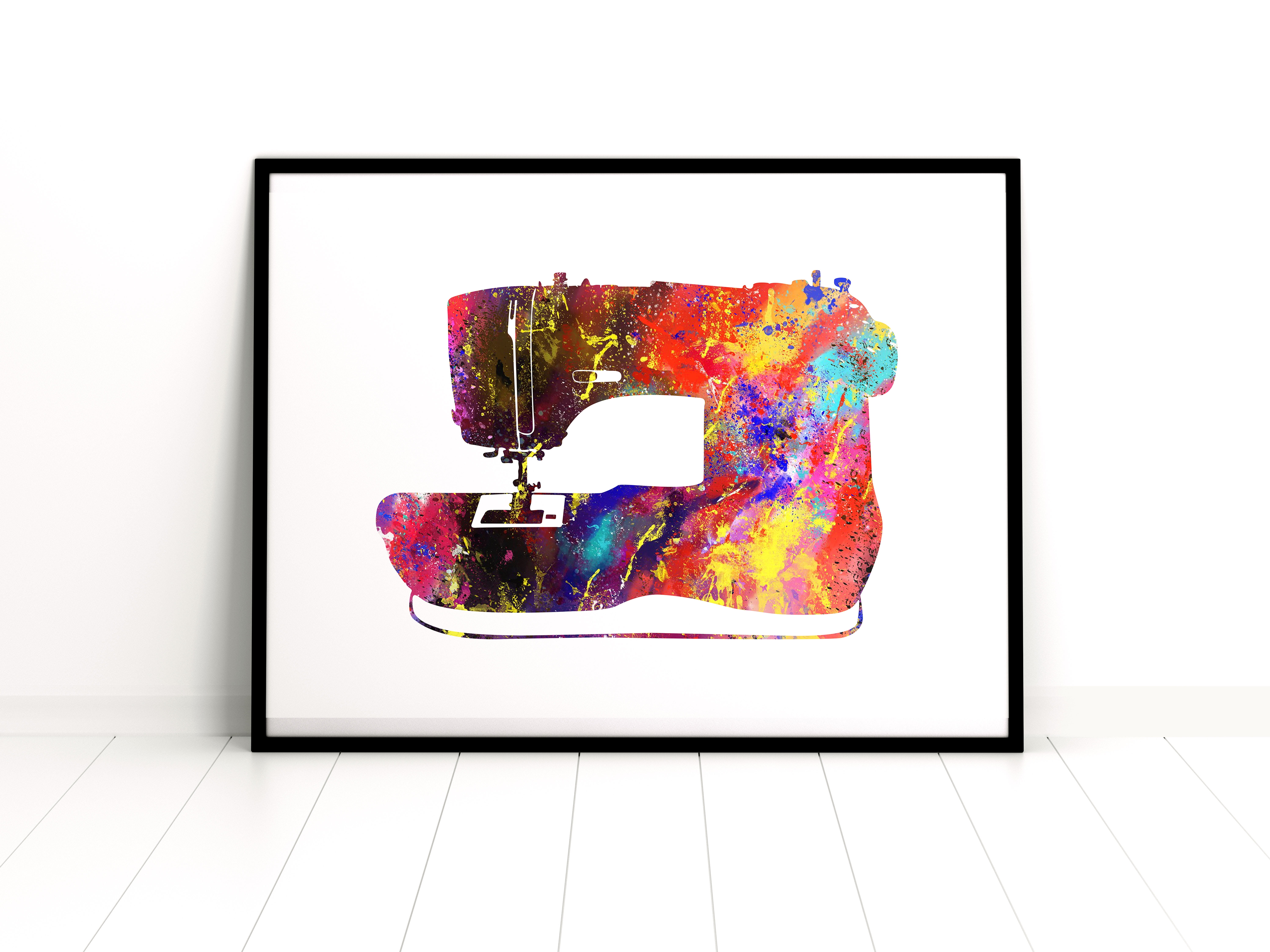 Vivid Pixel Sewing Machin – Art Prints, Wall Decor, and Wall Art ...