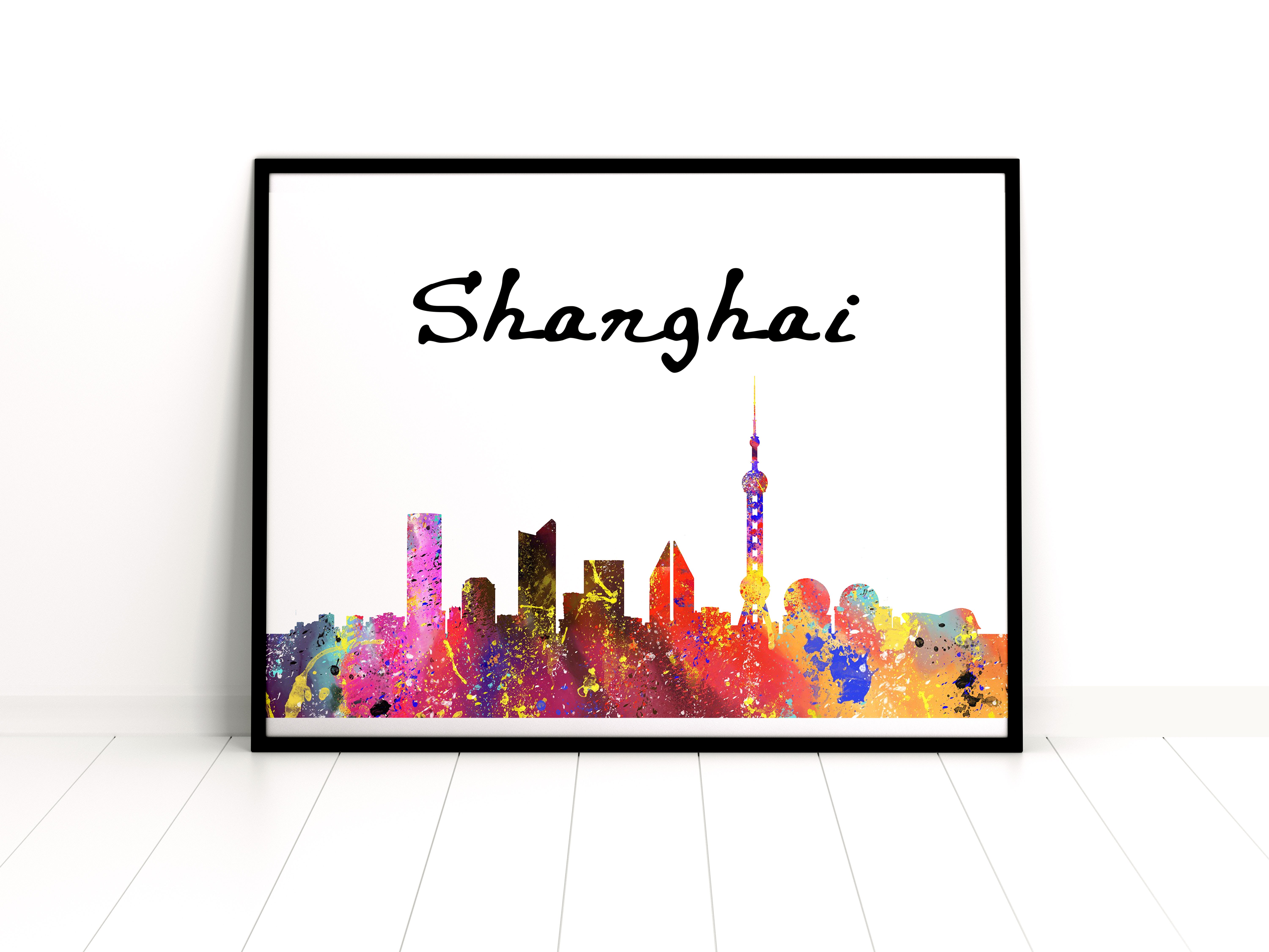 Vivid Pixel Shanghai – Art Prints, Wall Decor, and Wall Art 06x04in ...
