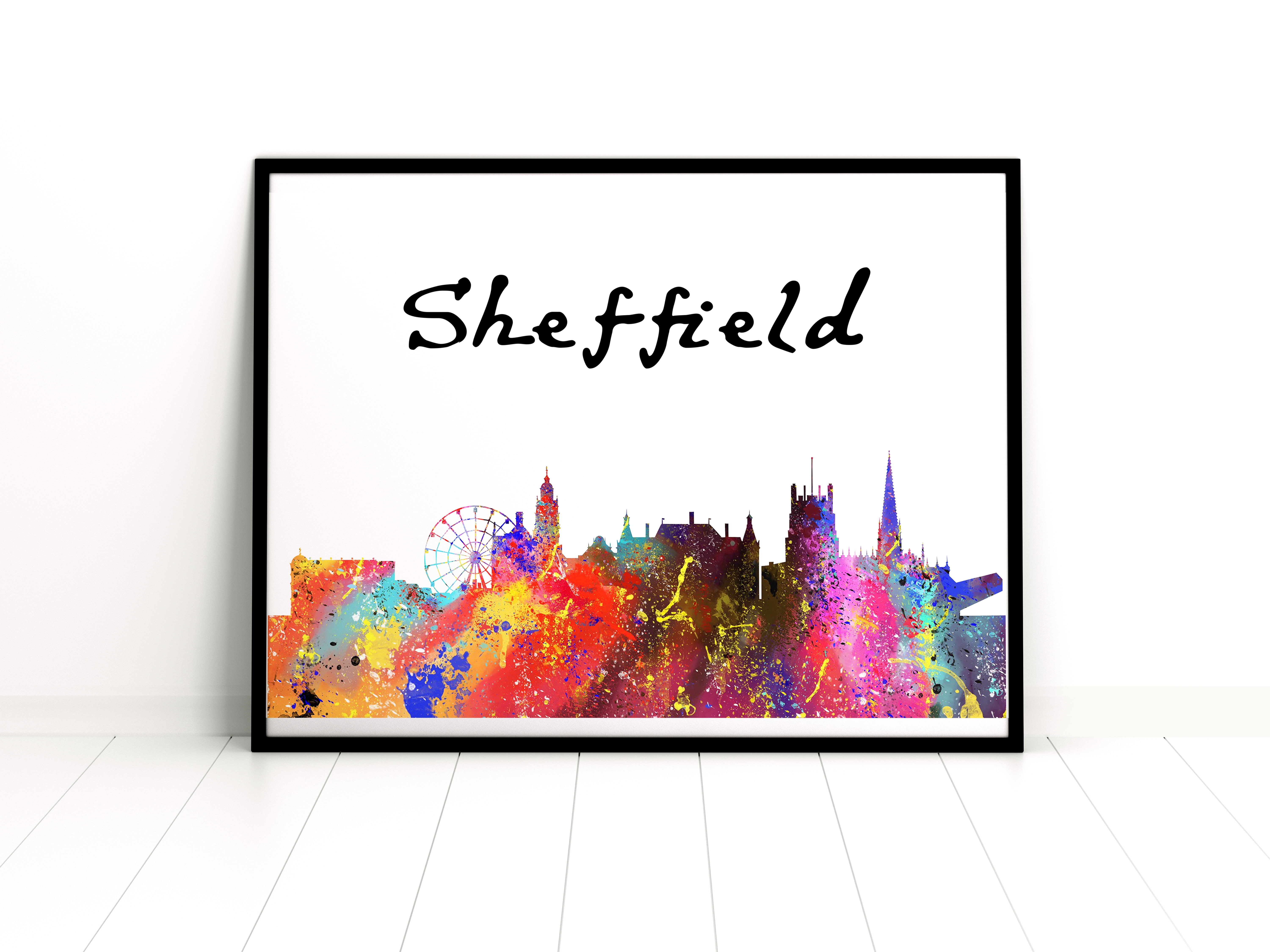 Vivid Pixel Sheffield – Art Prints, Wall Decor, and Wall Art 06x04in ...