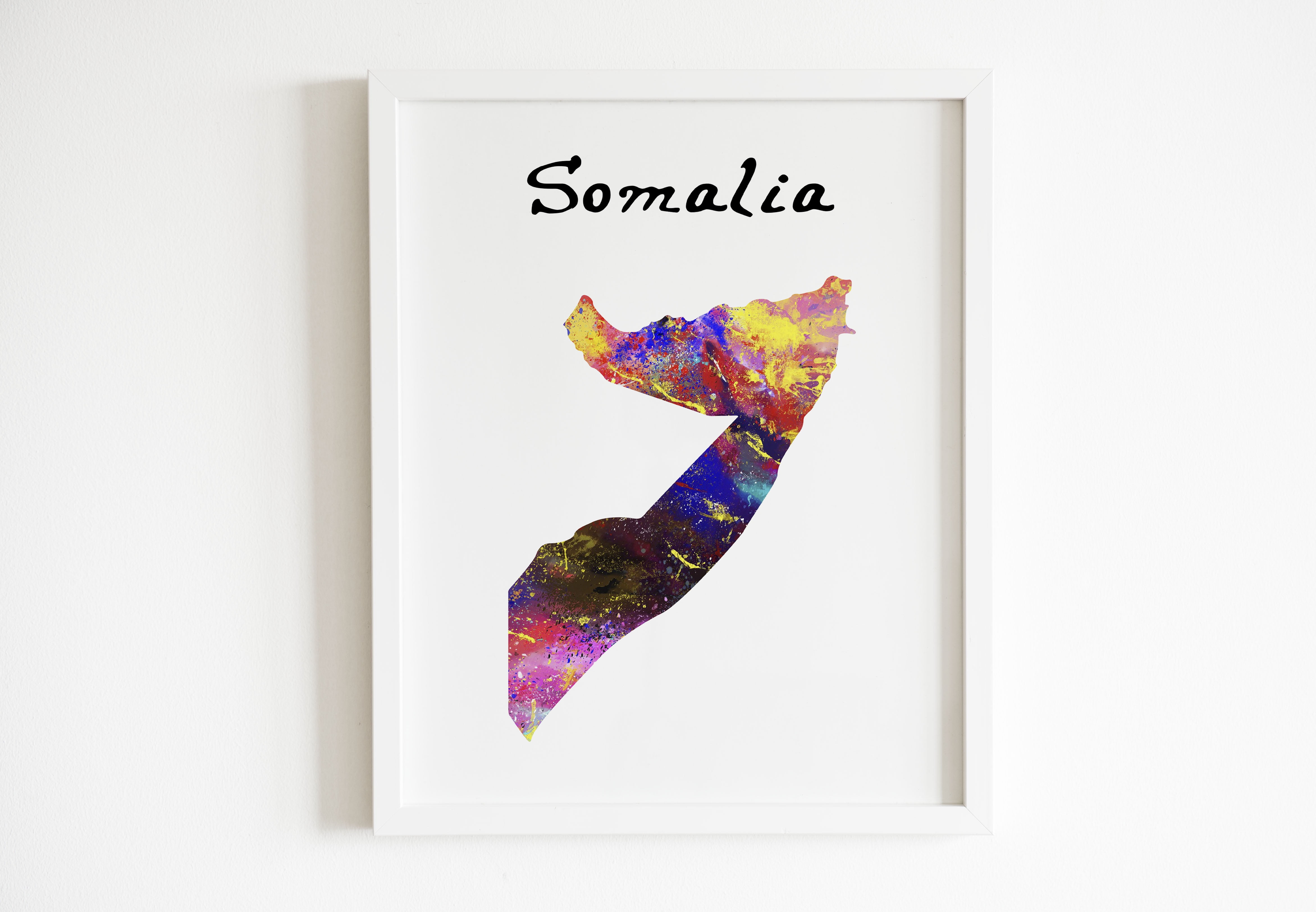 Vivid Pixel Somalia – Art Prints, Wall Decor, and Wall Art 06x04in ...