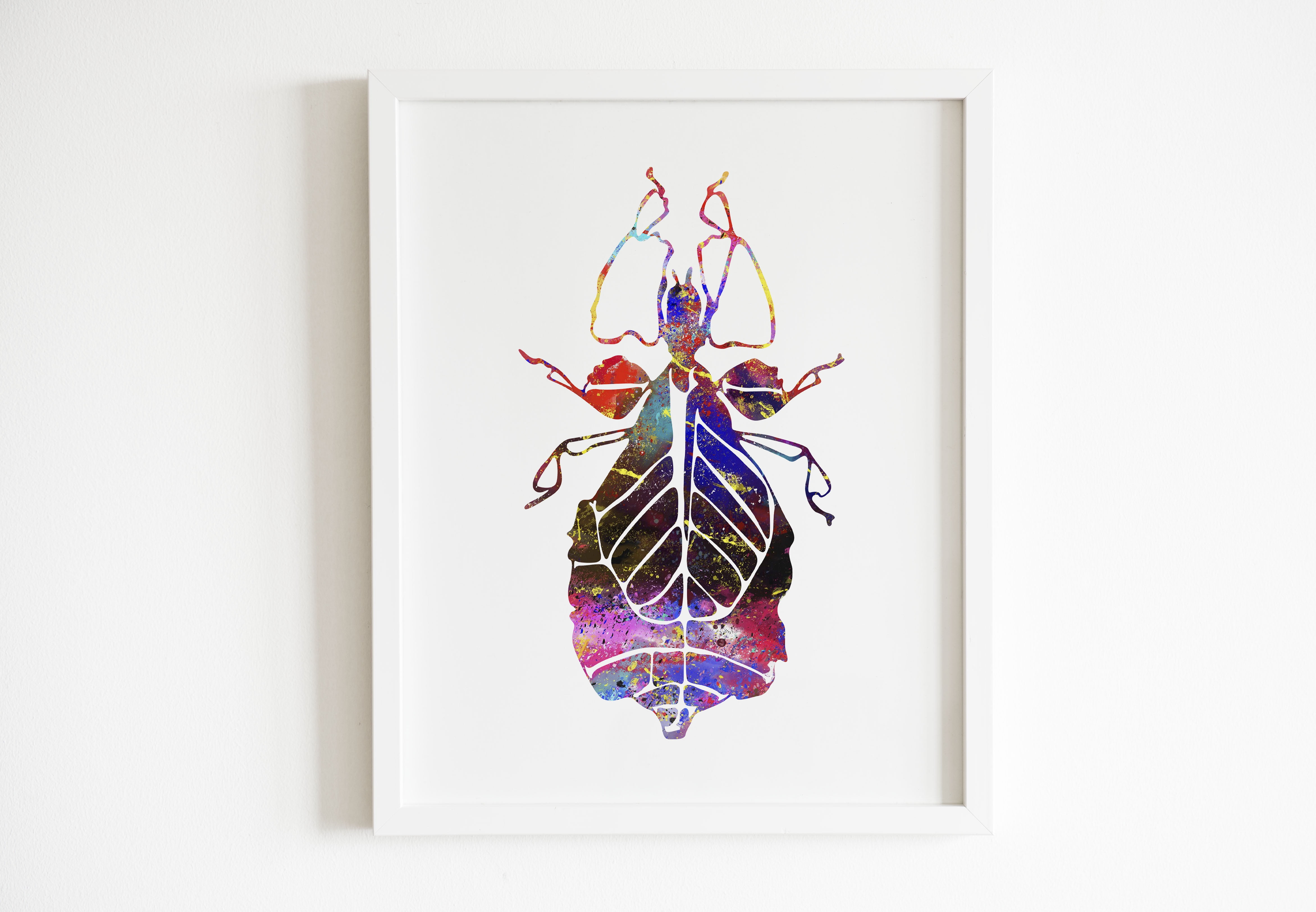 Vivid Pixel Stick Insect – Art Prints, Wall Decor, and Wall Art 16x20in ...