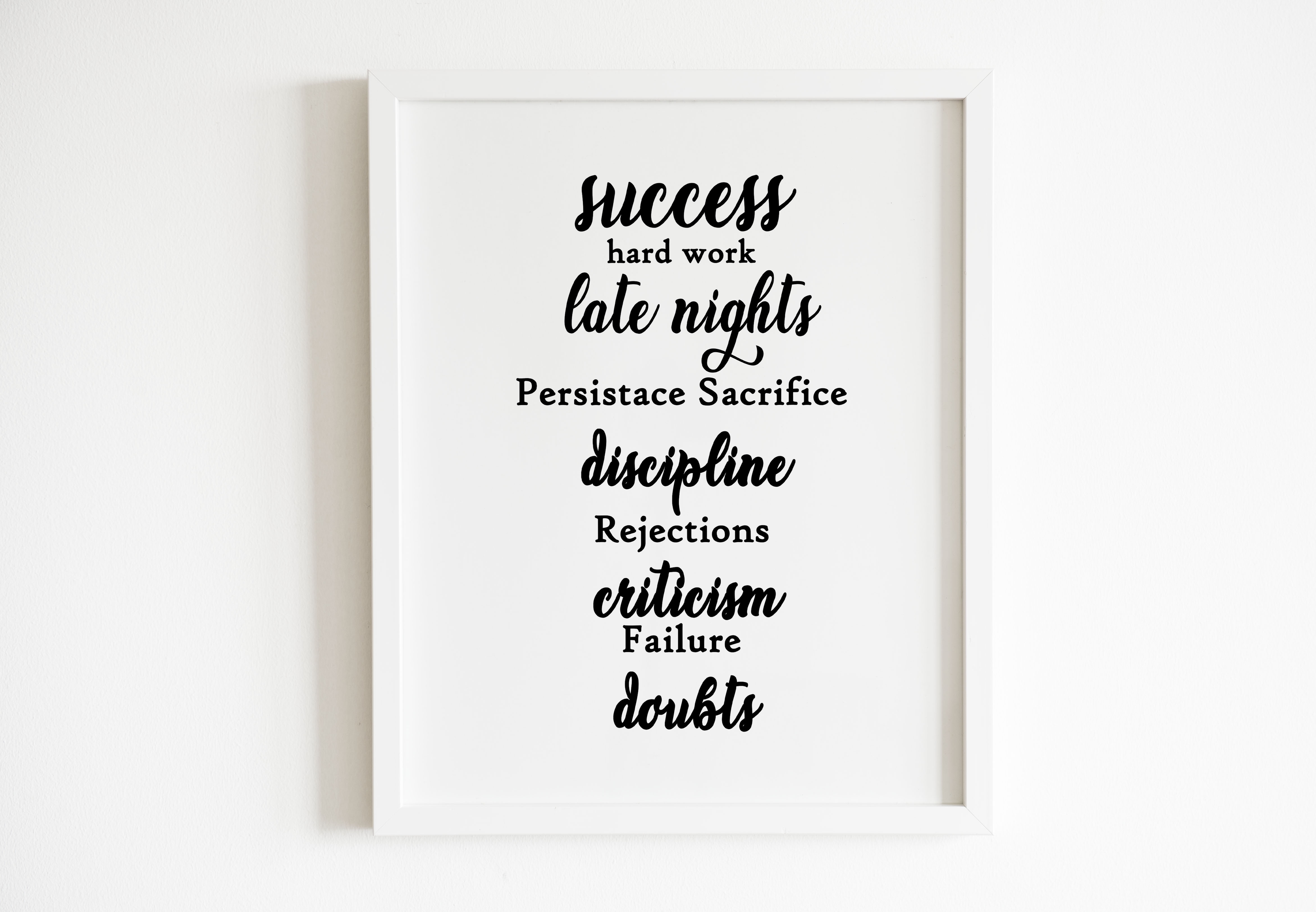 Vivid Pixel Success Hard – Art Prints, Wall Decor, and Wall Art 16x20in ...