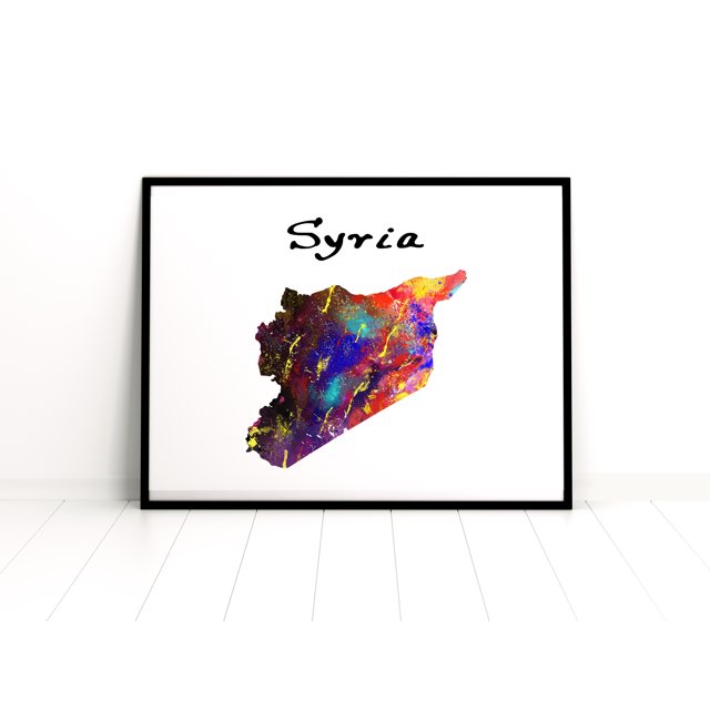 Vivid Pixel Syria – Art Prints, Wall Decor, and Wall Art 05x07in ...
