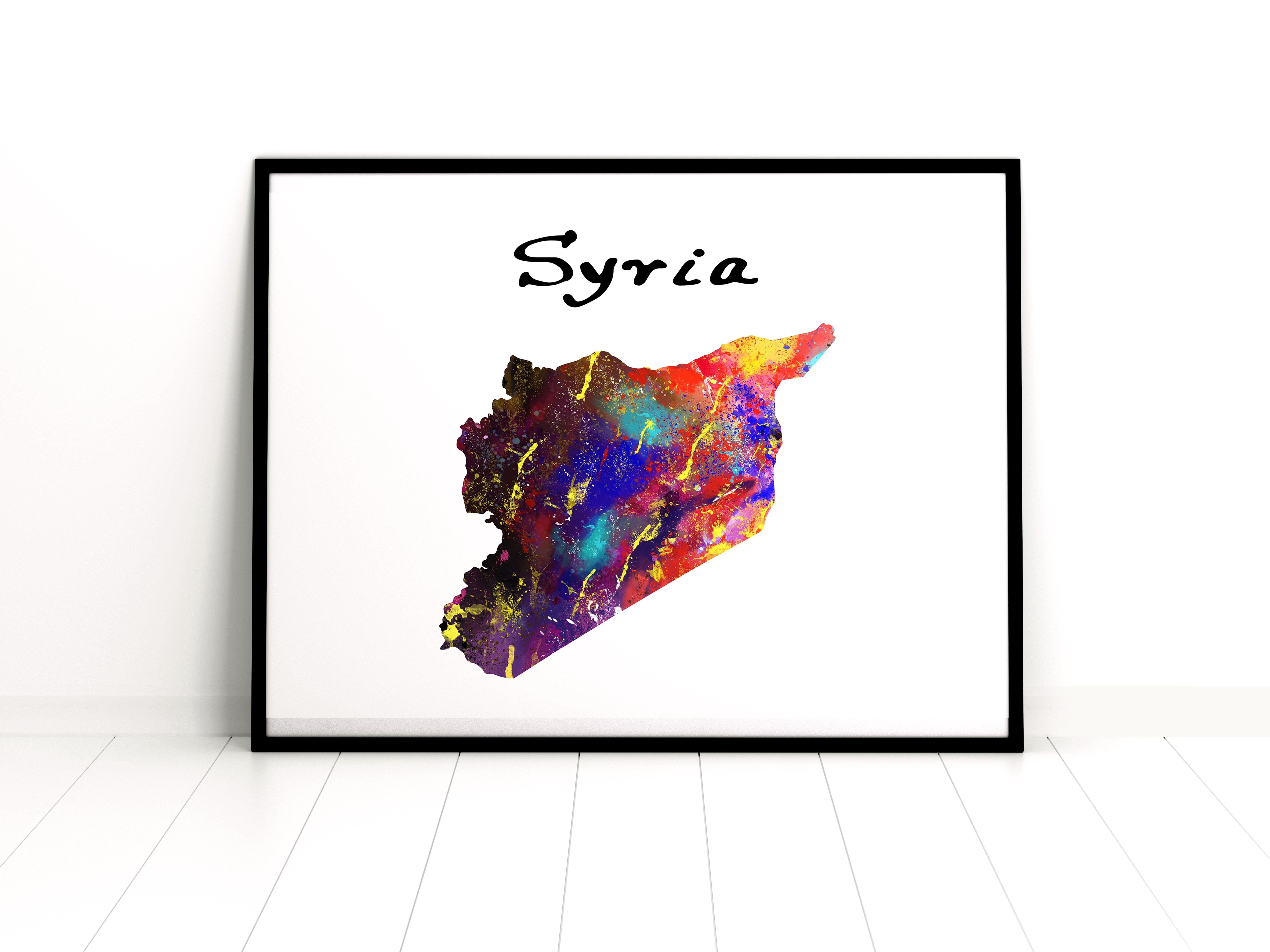 Vivid Pixel Syria – Art Prints, Wall Decor, and Wall Art 11x14in ...