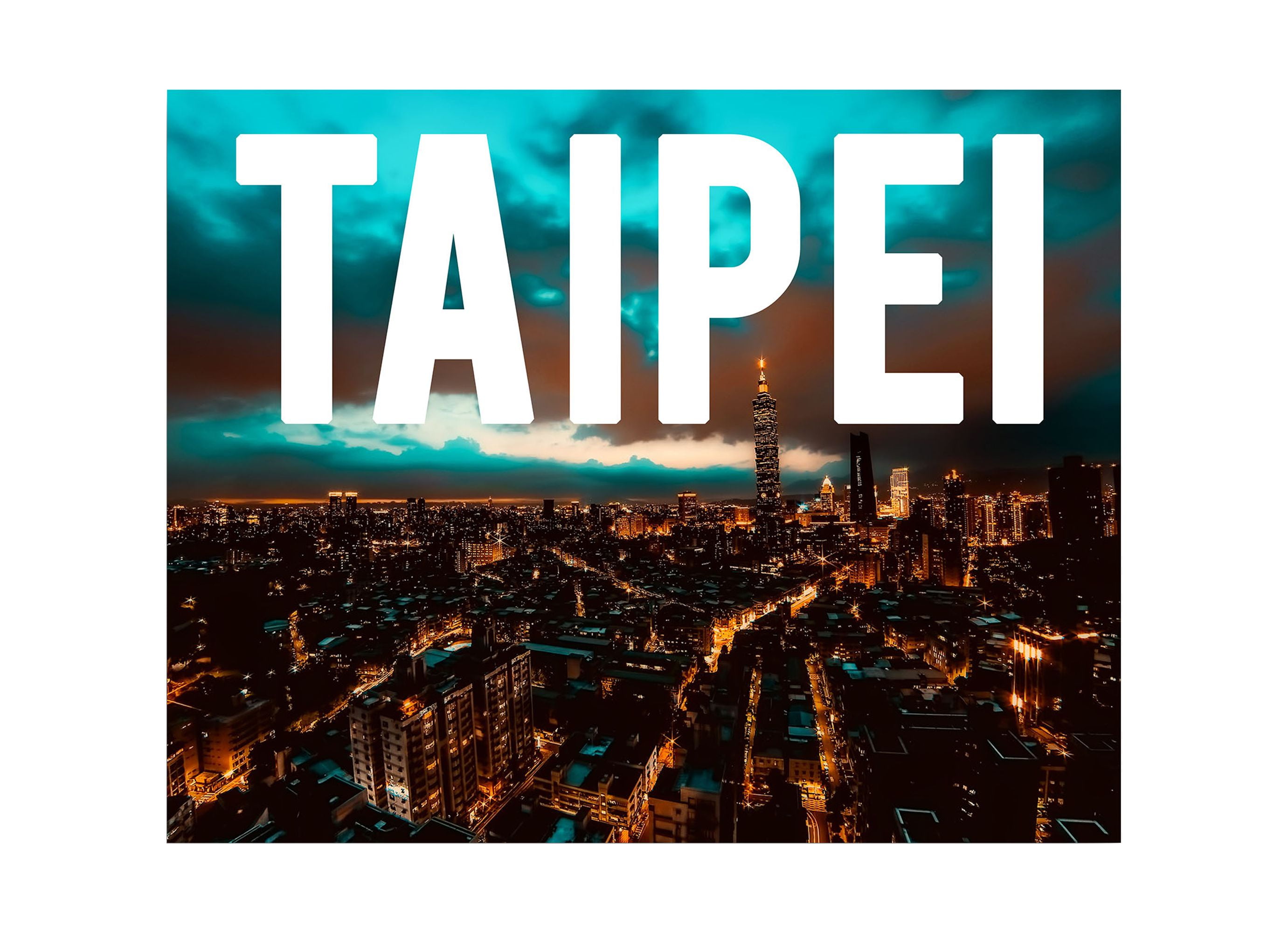 Vivid Pixel Taipei Canvas Wall Decor, Wall Art, Office Decor 18x24in ...