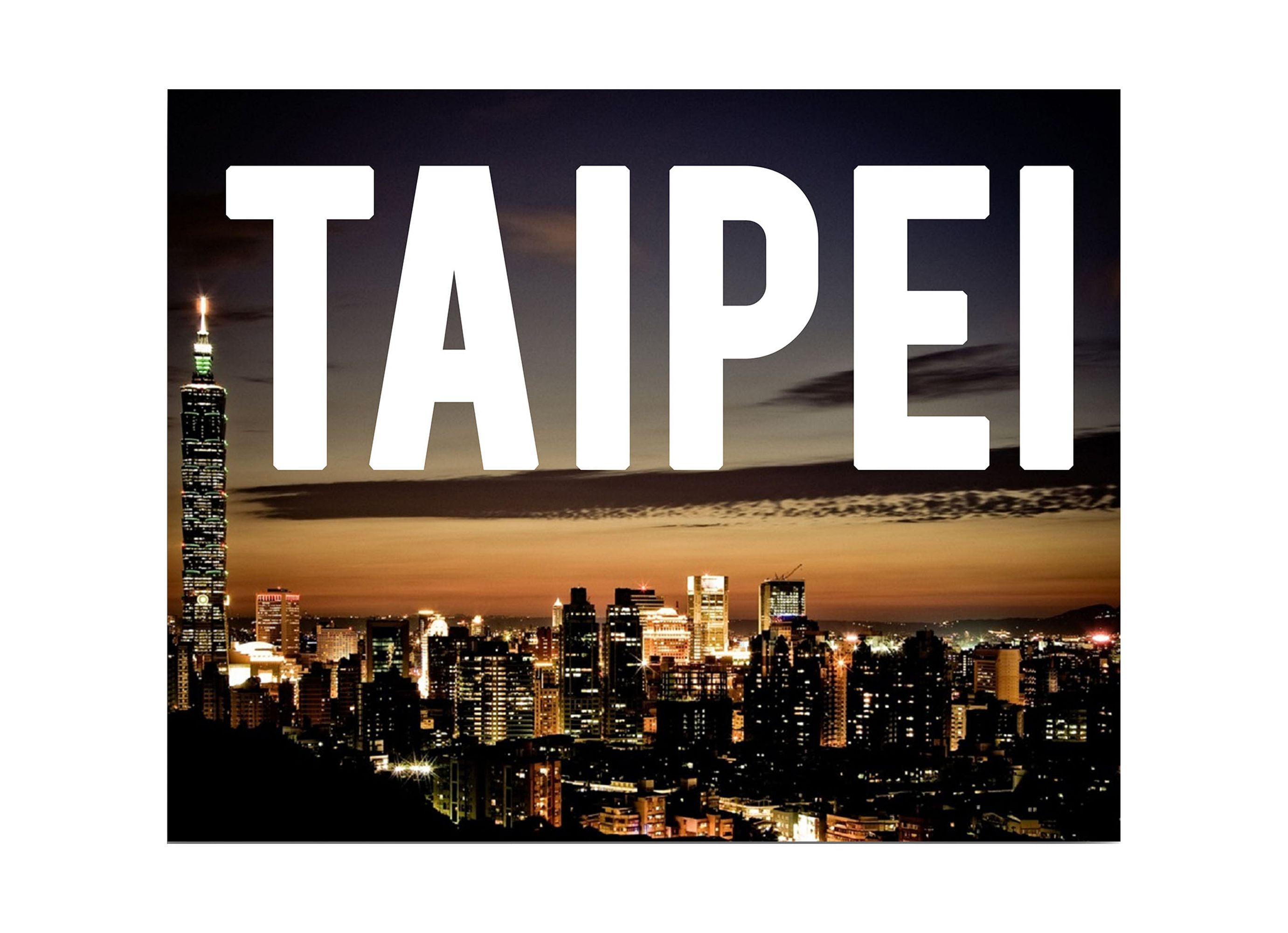 Vivid Pixel Taipei Canvas Wall Decor, Wall Art, Office Decor 24x36in ...