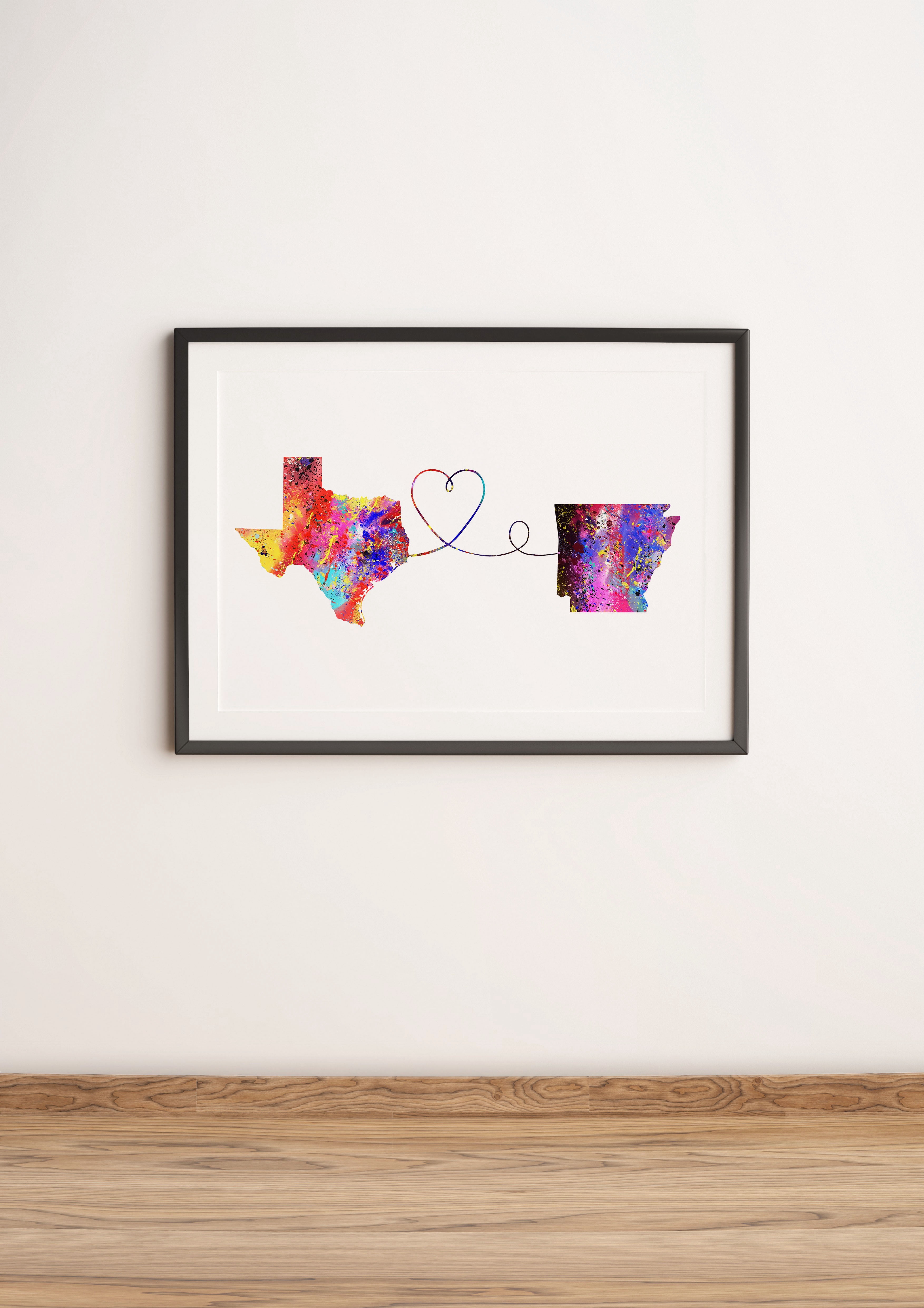 Vivid Pixel Texas Arkansa – Art Prints, Wall Decor, and Wall Art ...