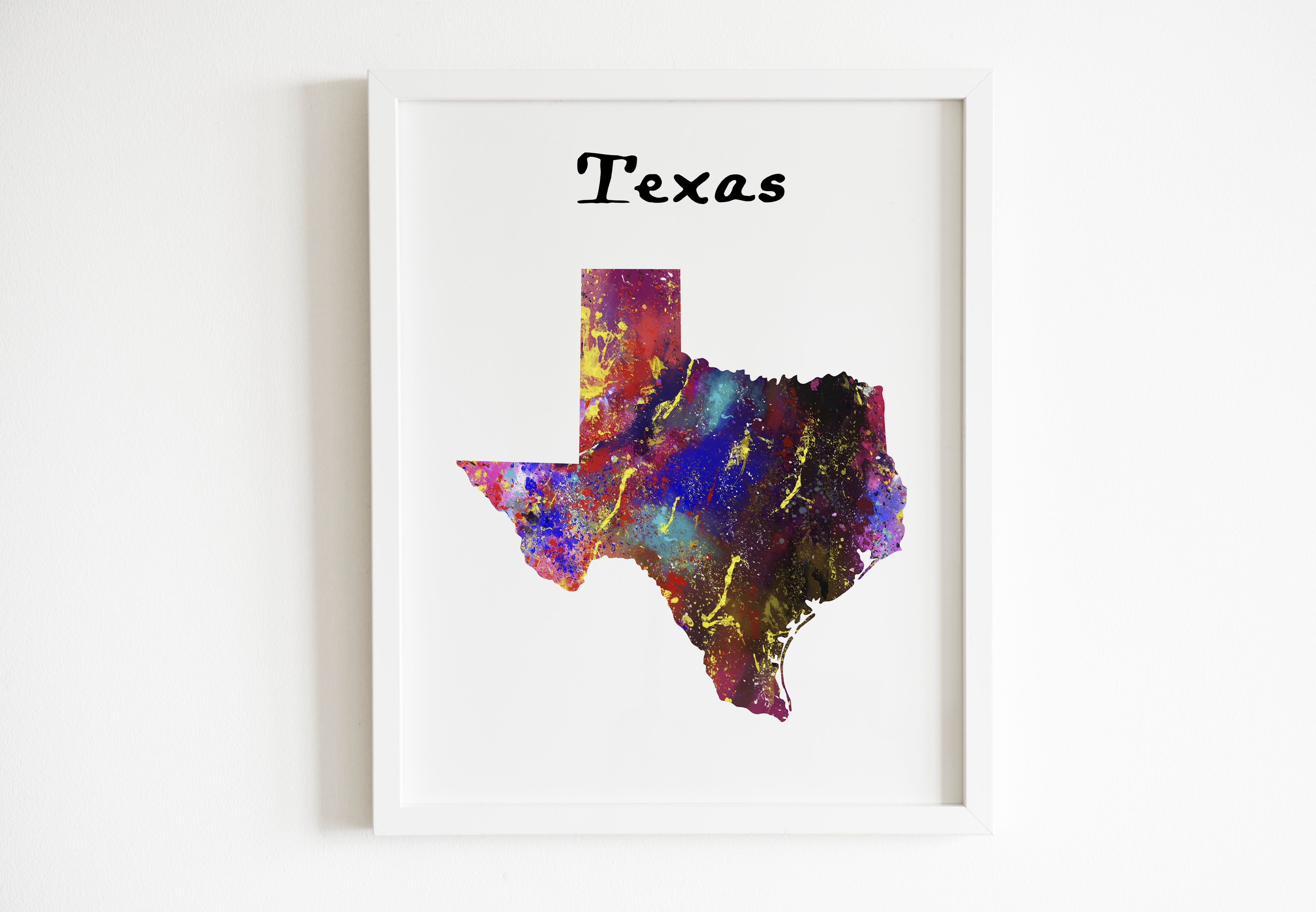 Vivid Pixel Texas – Art Prints, Wall Decor, and Wall Art 08x10in ...