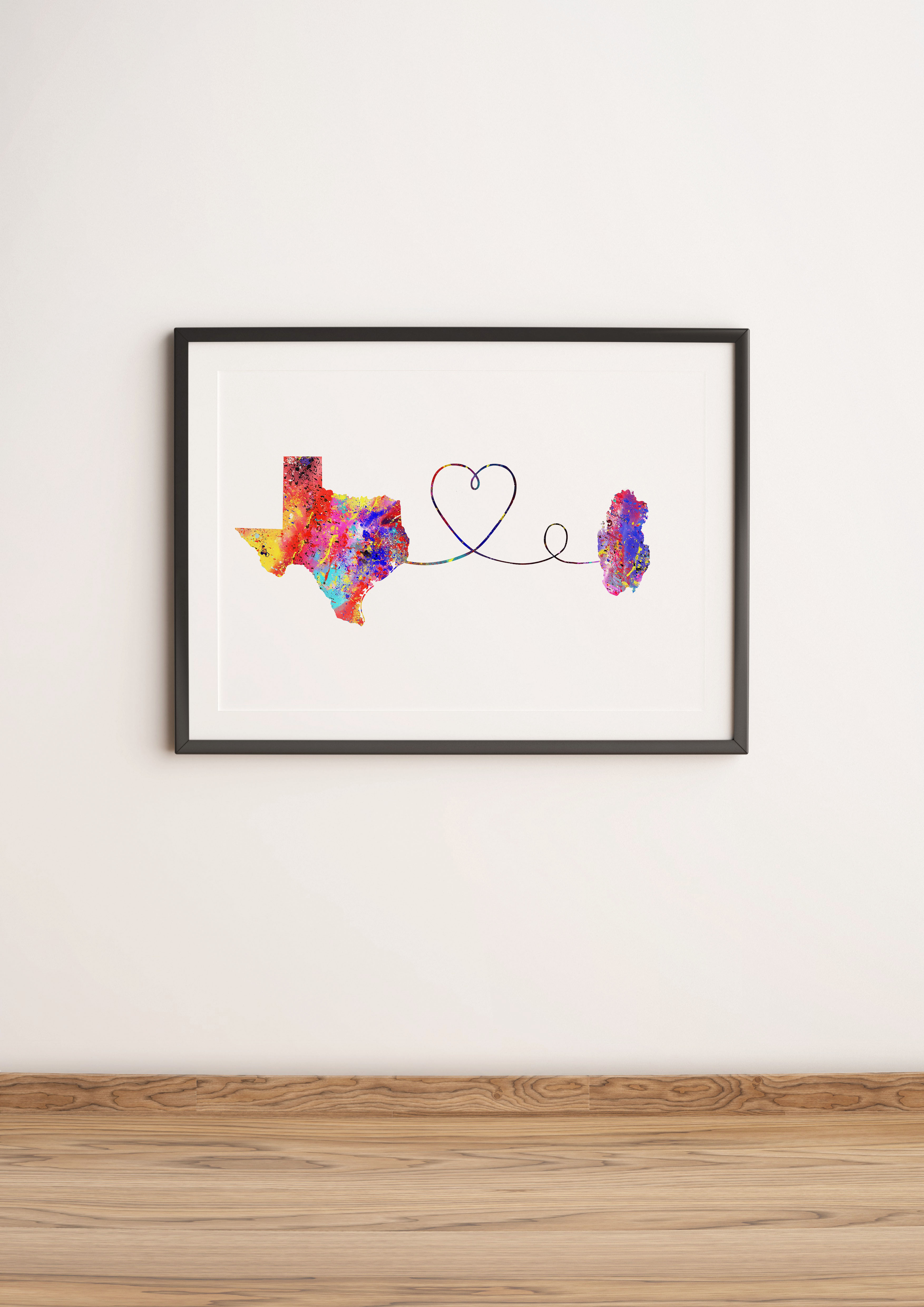 Vivid Pixel Texas Qatar – Art Prints, Wall Decor, and Wall Art 05x07in ...