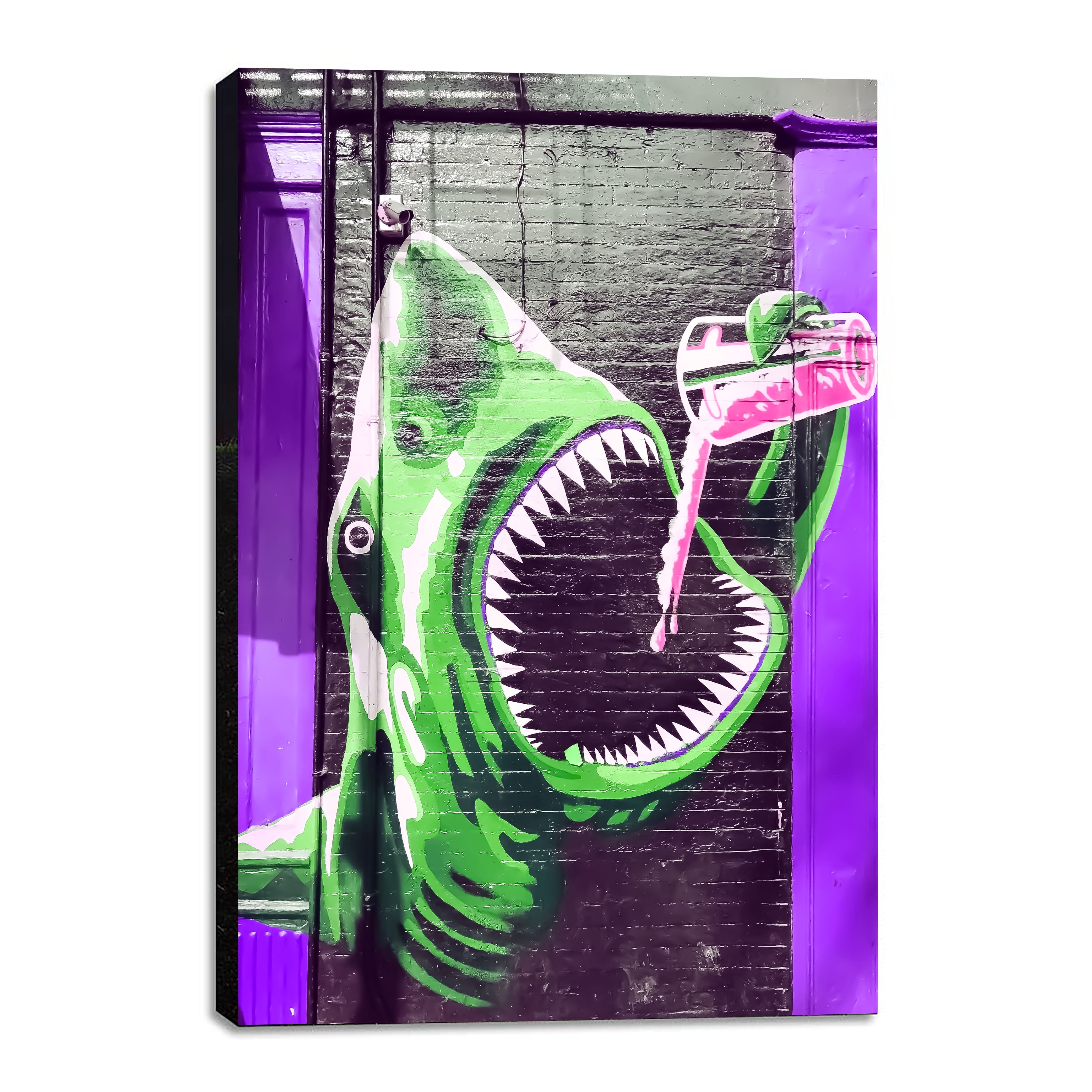 Vivid Pixel The Green Canvas Wall Decor, Wall Art, Office Decor 30x40in ...