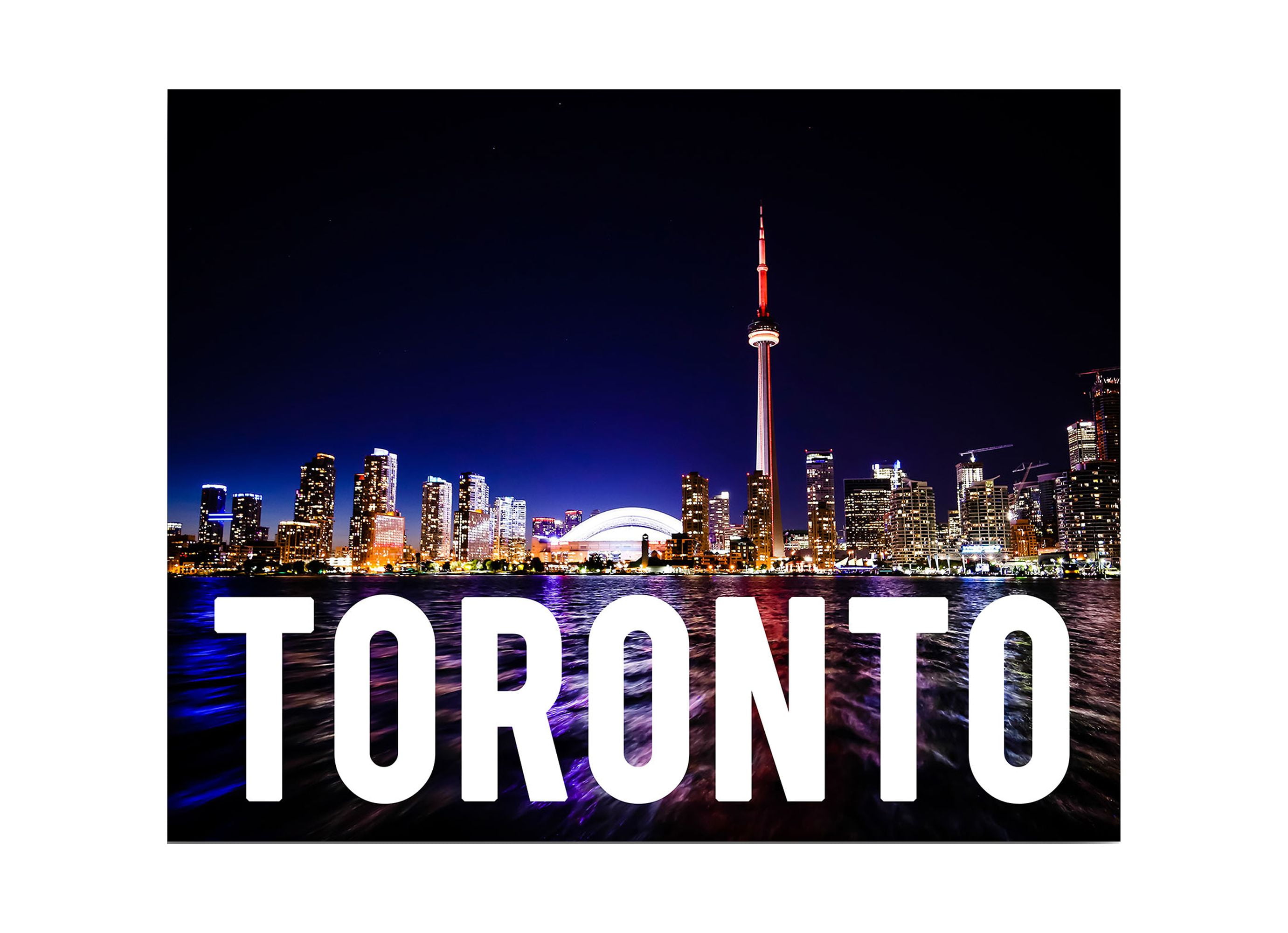 Vivid Pixel Toronto Canvas Wall Decor, Wall Art, Office Decor 12x18in - Walmart.com