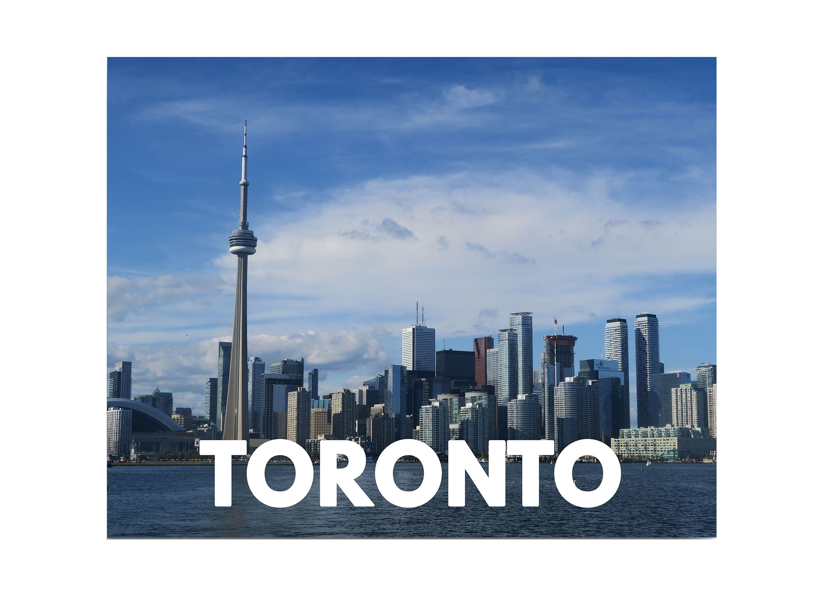 Vivid Pixel Toronto Canvas Wall Decor, Wall Art, Office Decor 24x36in ...