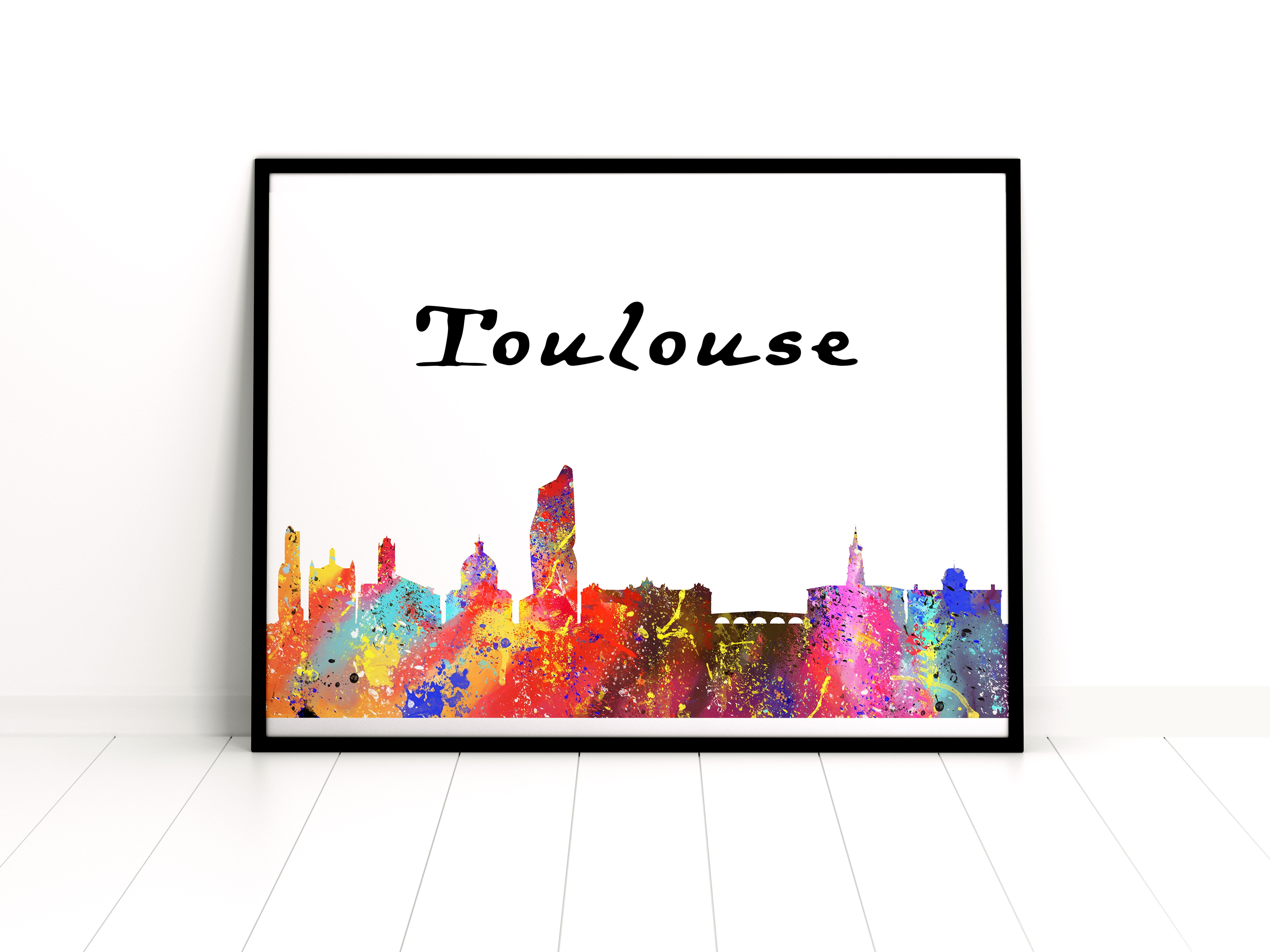 Vivid Pixel Toulouse – Art Prints, Wall Decor, and Wall Art 16x20in - Walmart.com