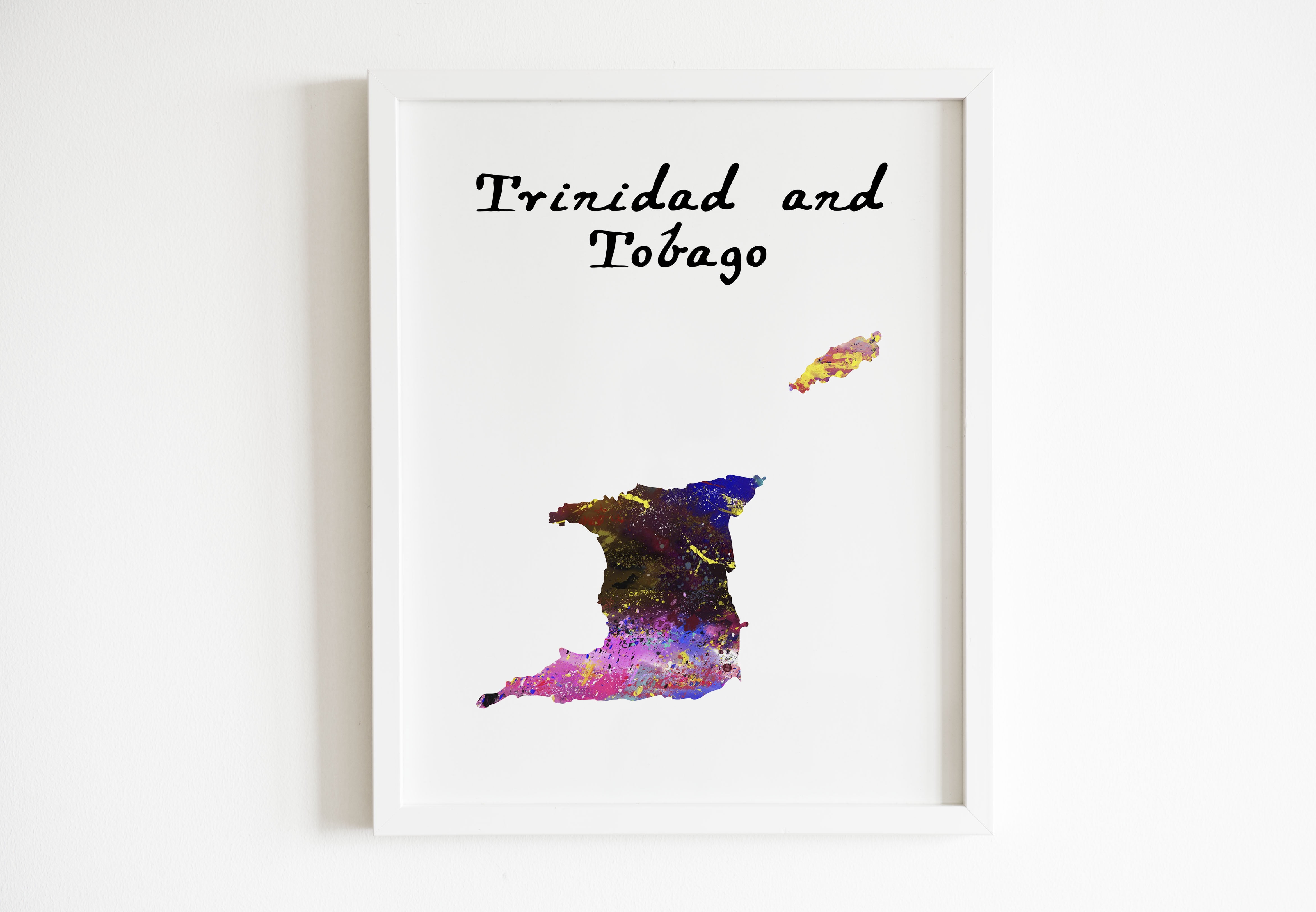 Vivid Pixel Trinidad And – Art Prints, Wall Decor, and Wall Art 08x10in ...