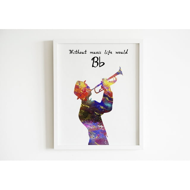 Vivid Pixel Trumpet – Art Prints, Wall Decor, and Wall Art 16x20in ...