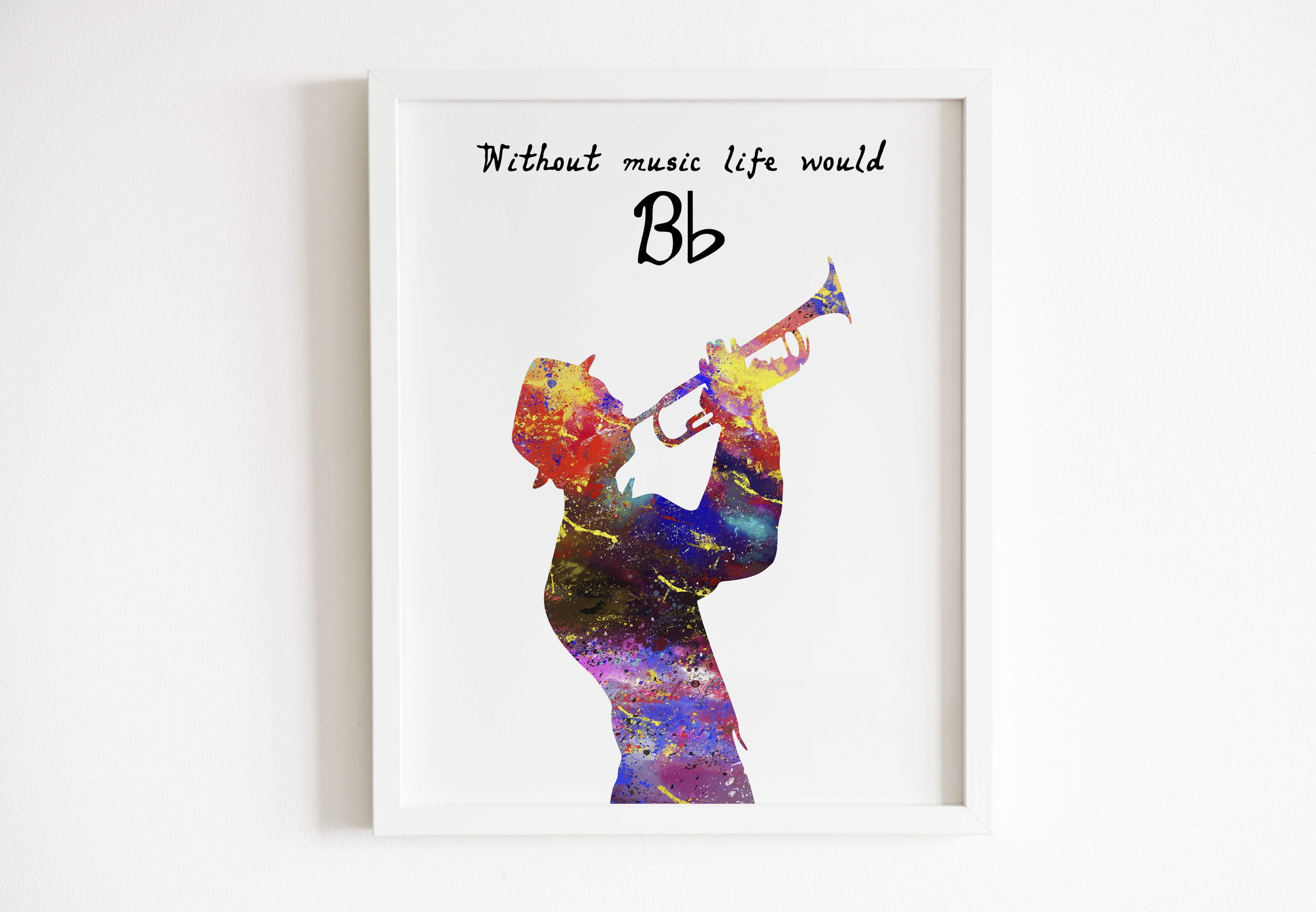 Vivid Pixel Trumpet – Art Prints, Wall Decor, and Wall Art 11x14in ...