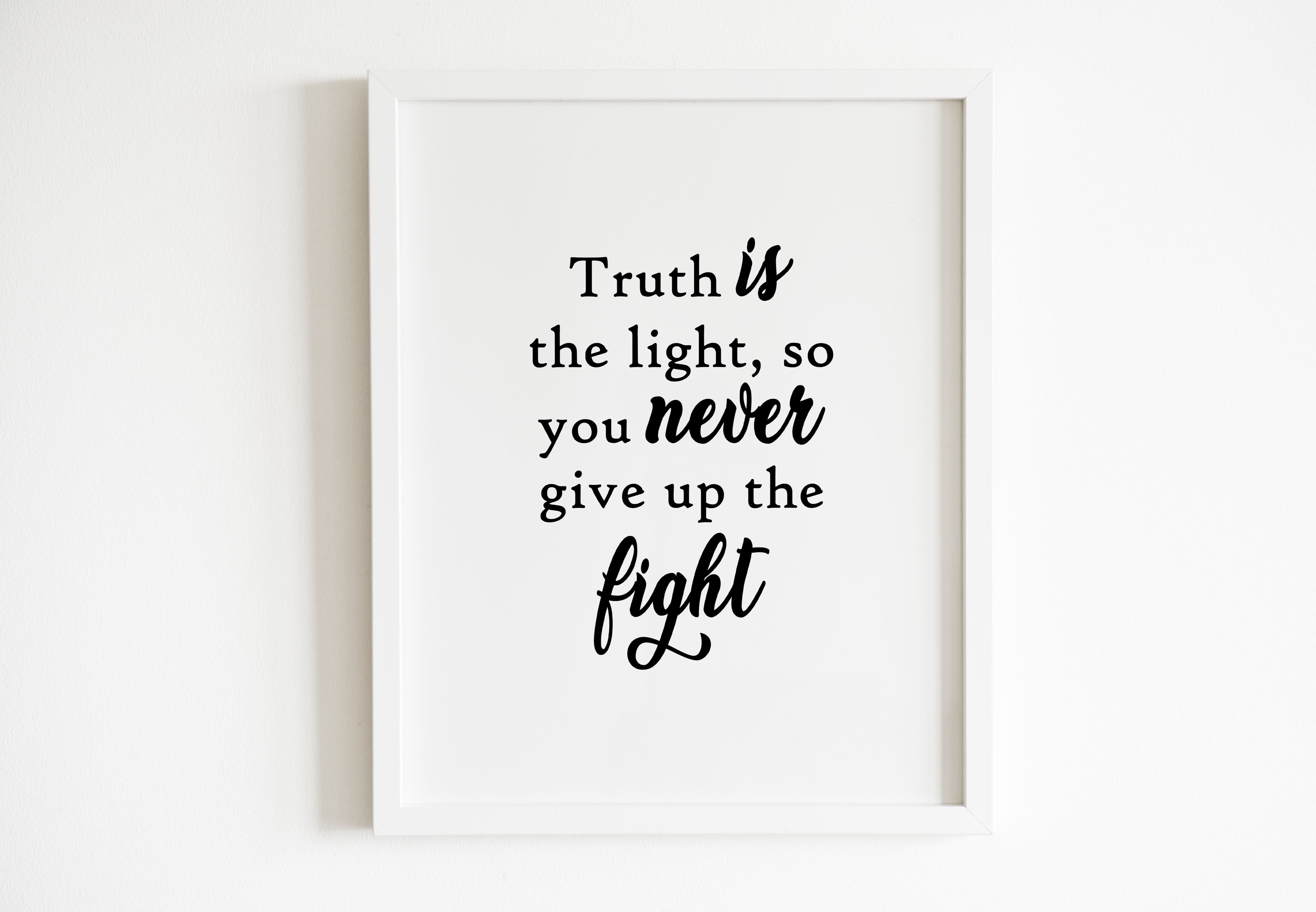 Vivid Pixel Truth Is The – Art Prints, Wall Decor, and Wall Art 06x04in ...