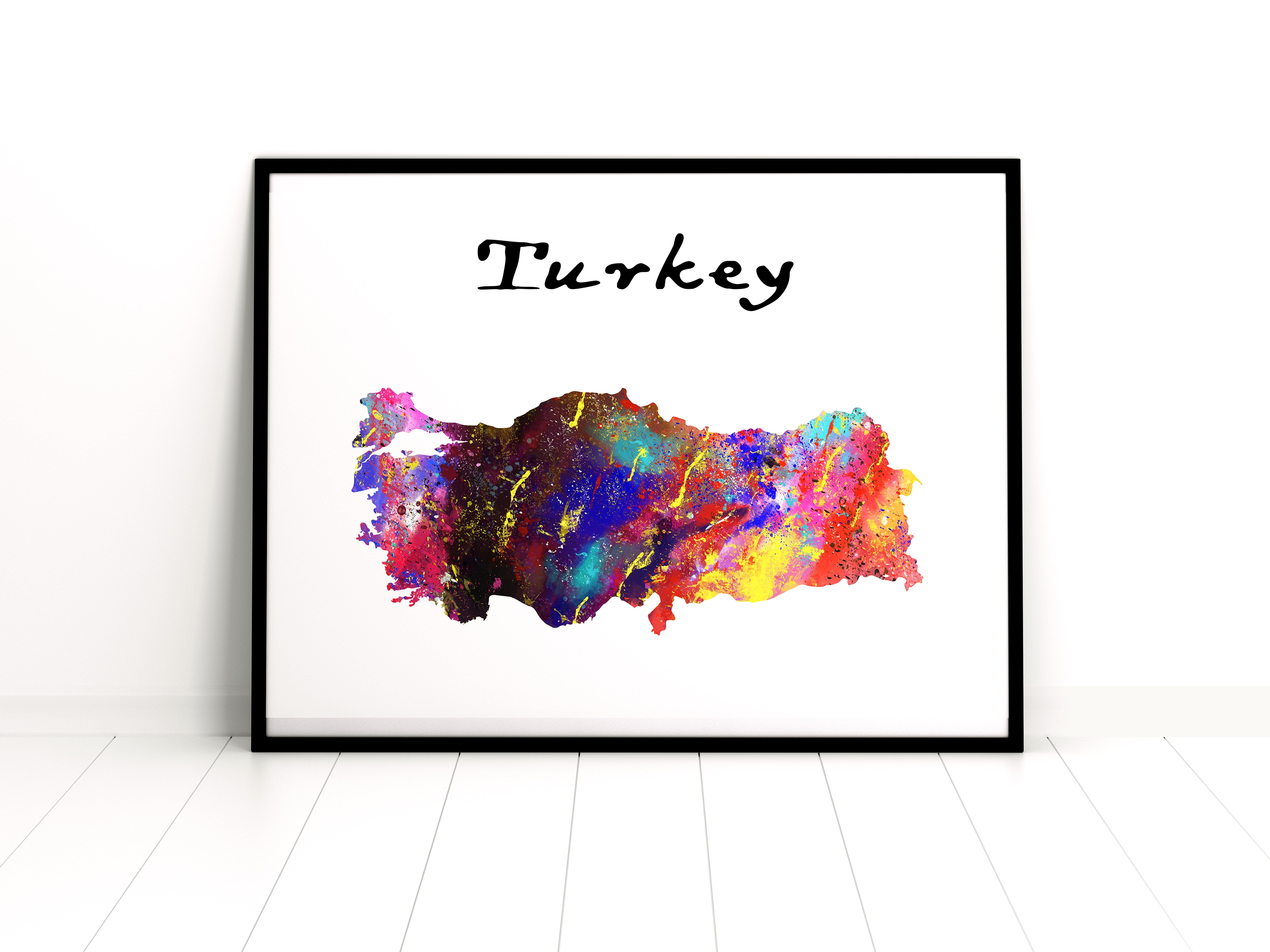Vivid Pixel Turkey – Art Prints, Wall Decor, and Wall Art 06x04in ...