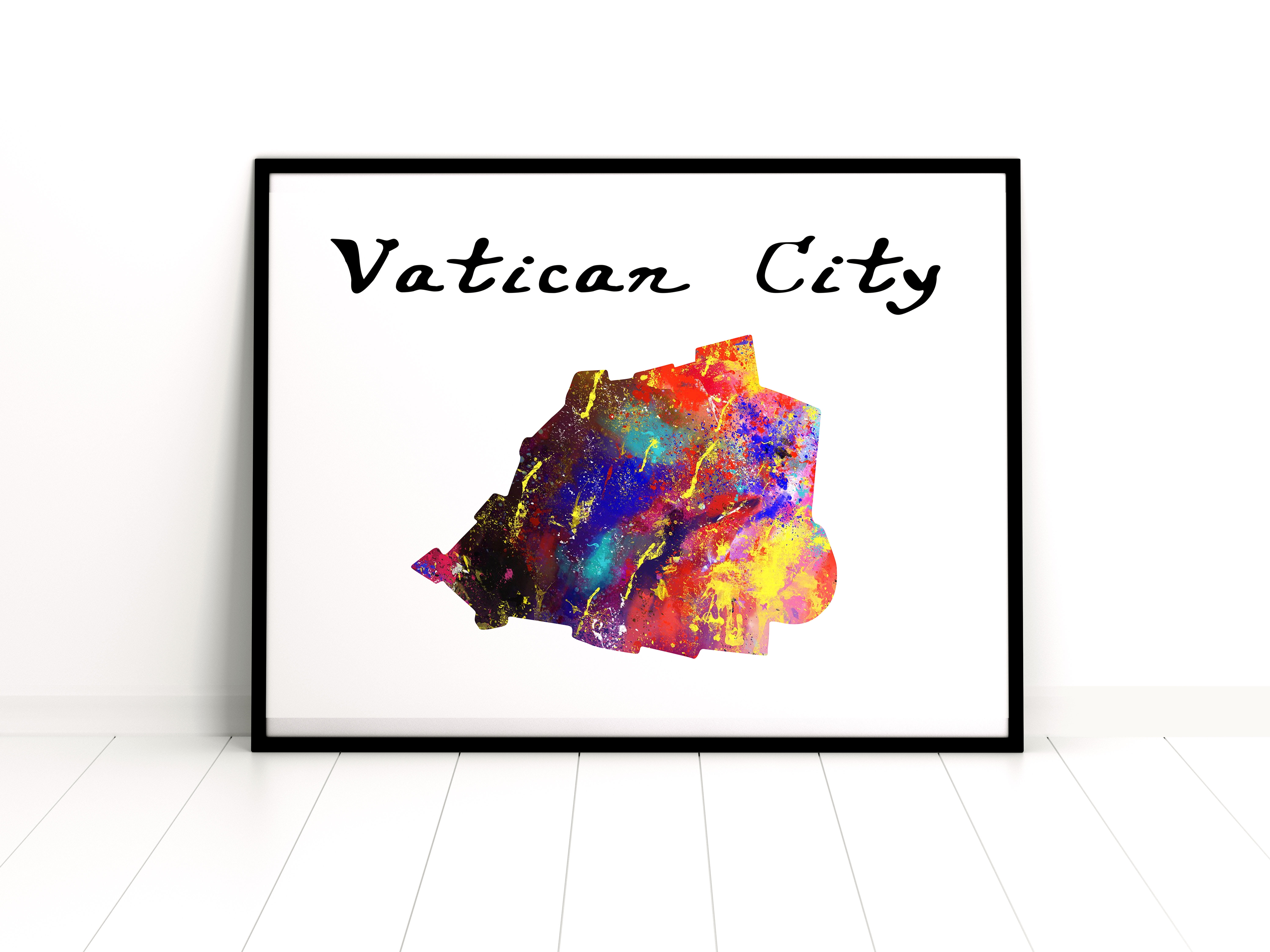 Vivid Pixel Vatican City – Art Prints, Wall Decor, and Wall Art 05x07in ...