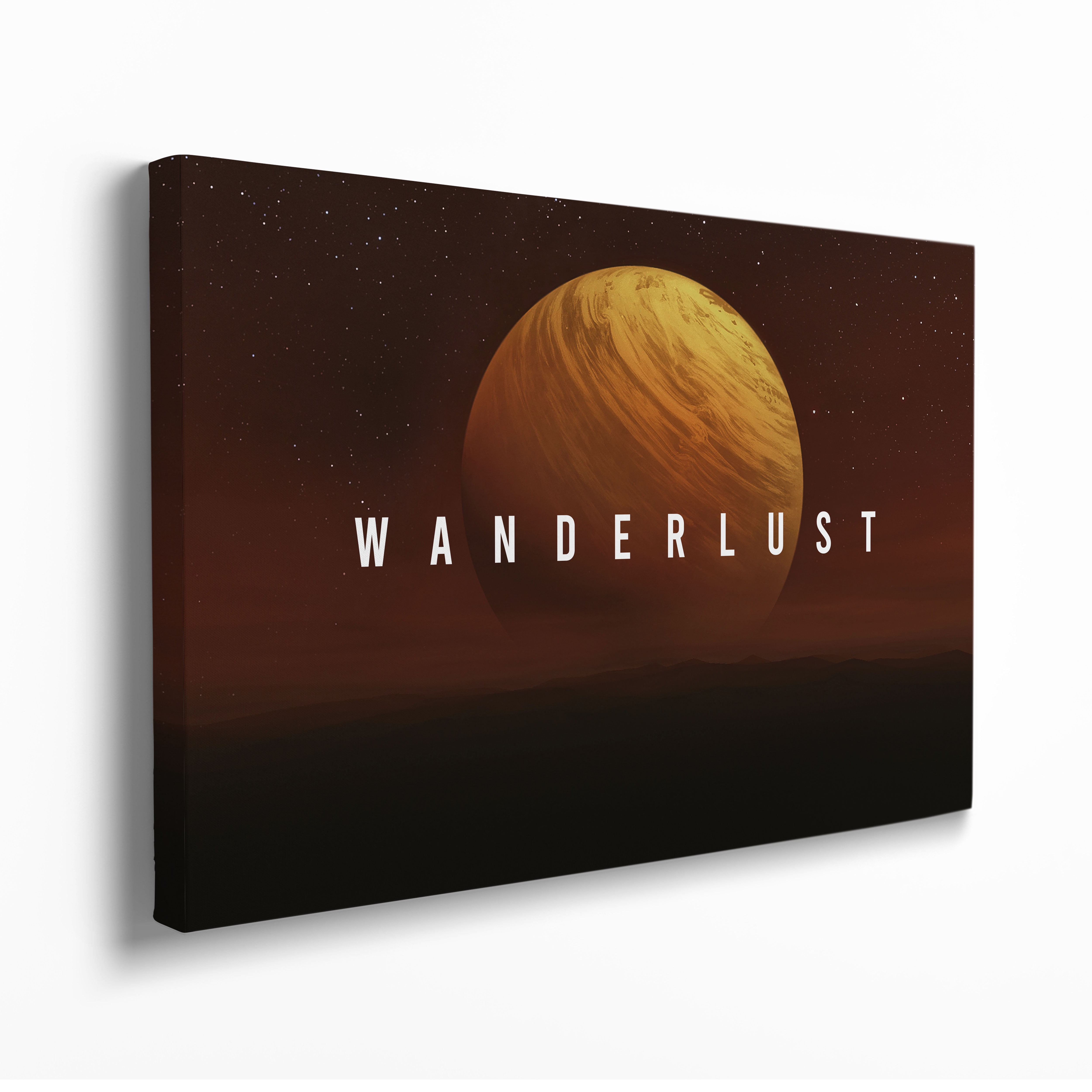 Vivid Pixel Wanderlus Canvas Wall Decor, Wall Art, Office Decor 24x36in ...