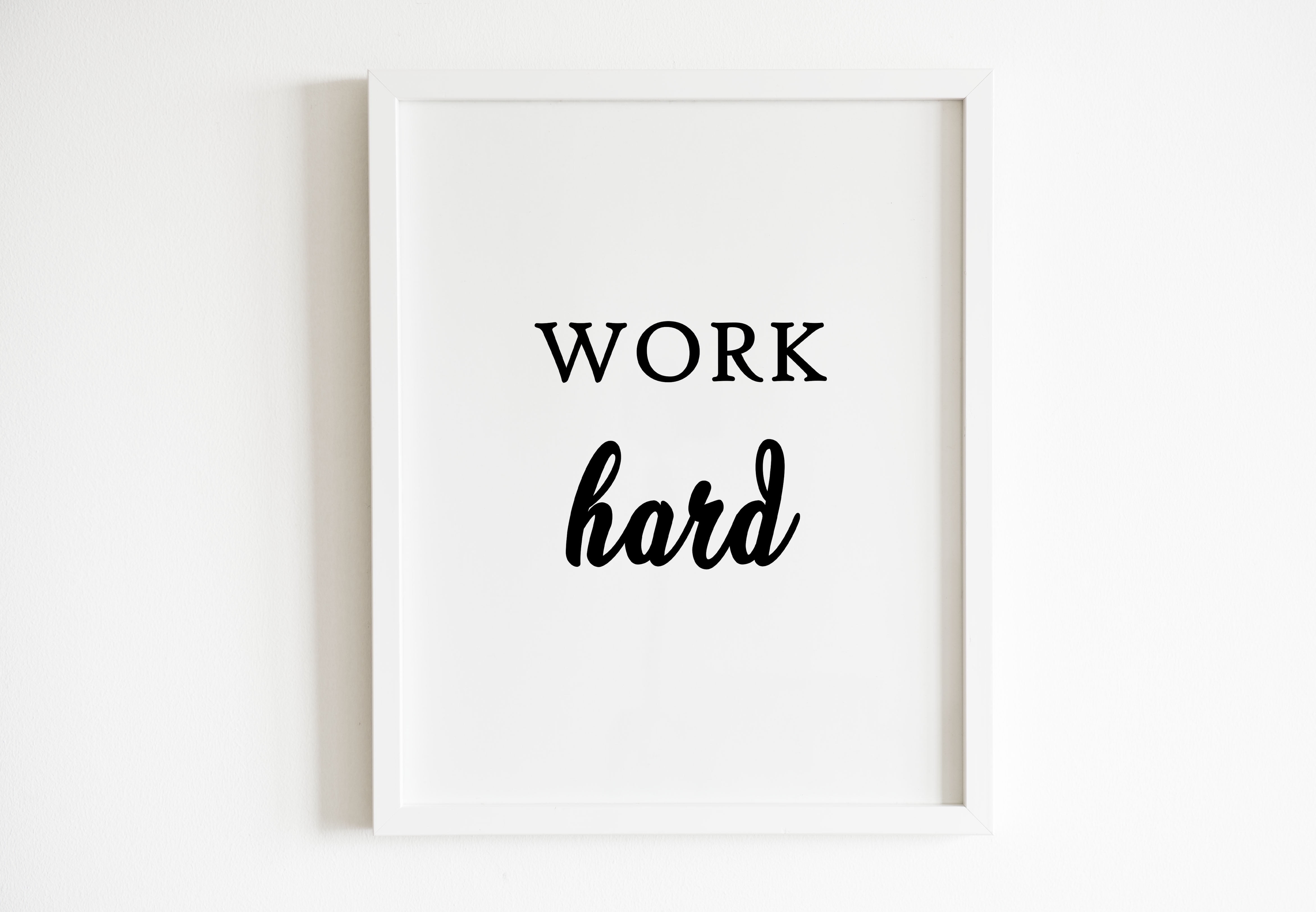 Vivid Pixel Work Hard – Art Prints, Wall Decor, and Wall Art 06x04in ...