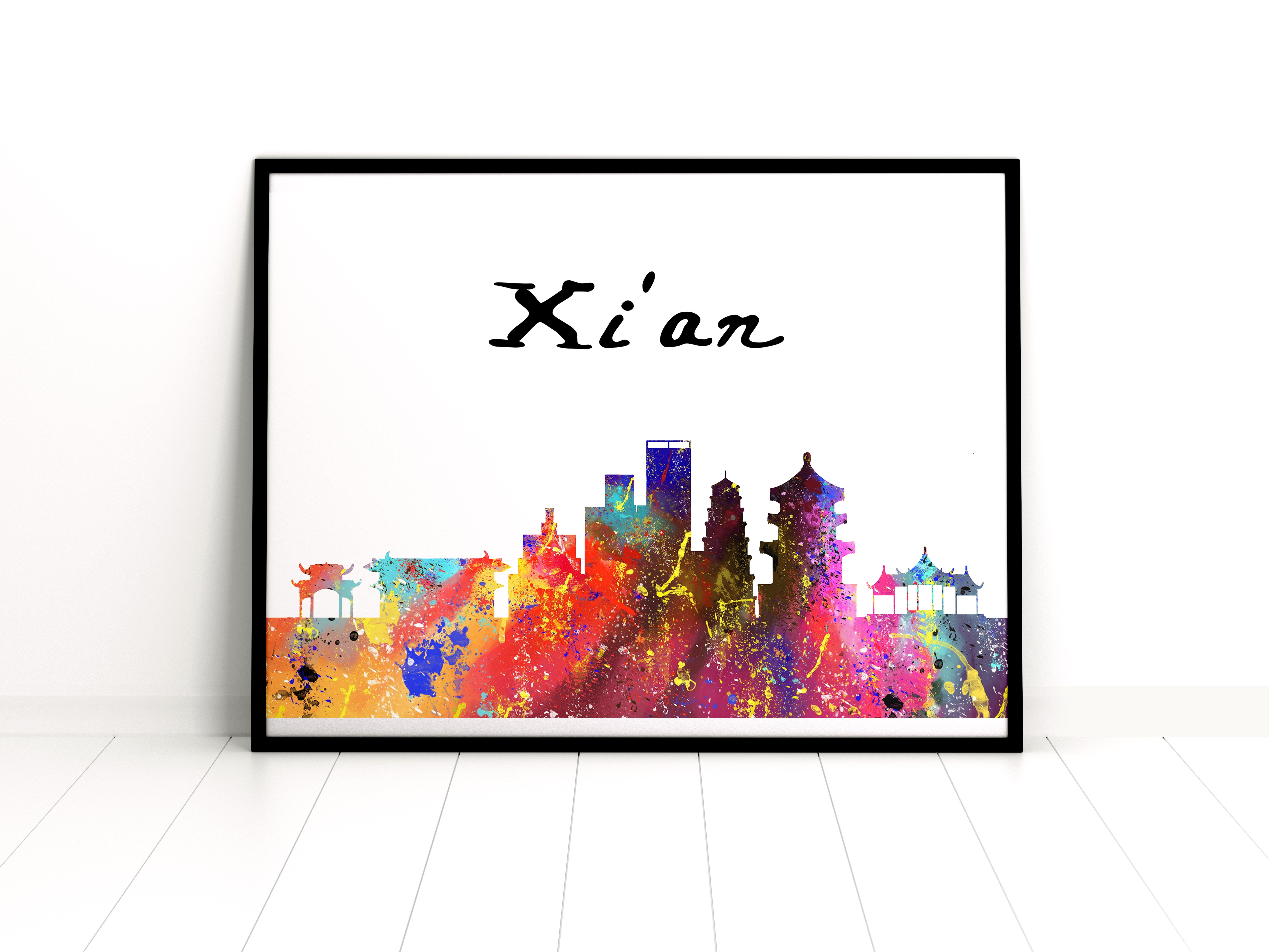 Vivid Pixel Xi An – Art Prints, Wall Decor, and Wall Art 16x20in ...