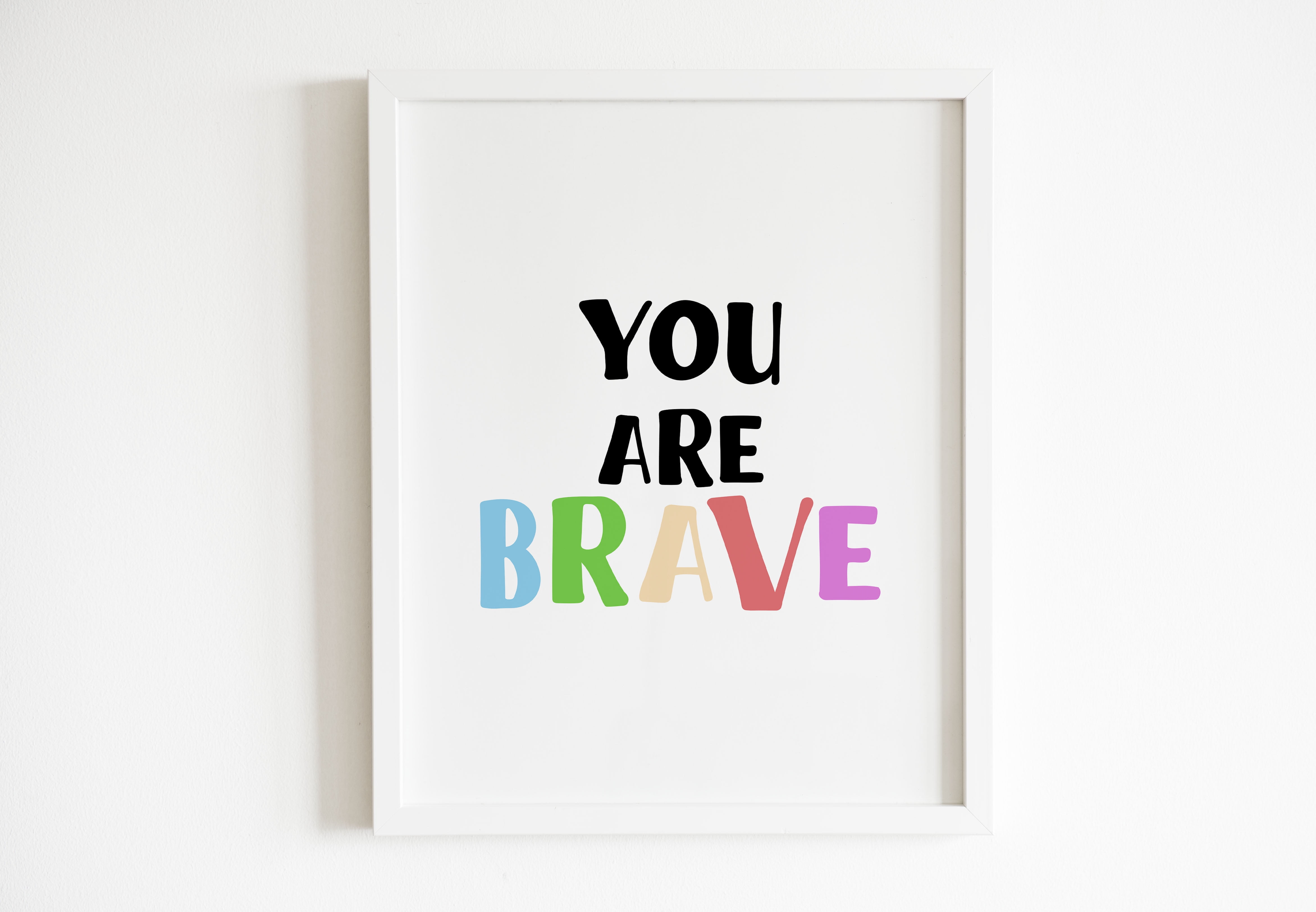 Vivid Pixel You Are Brave – Art Prints, Wall Decor, and Wall Art ...