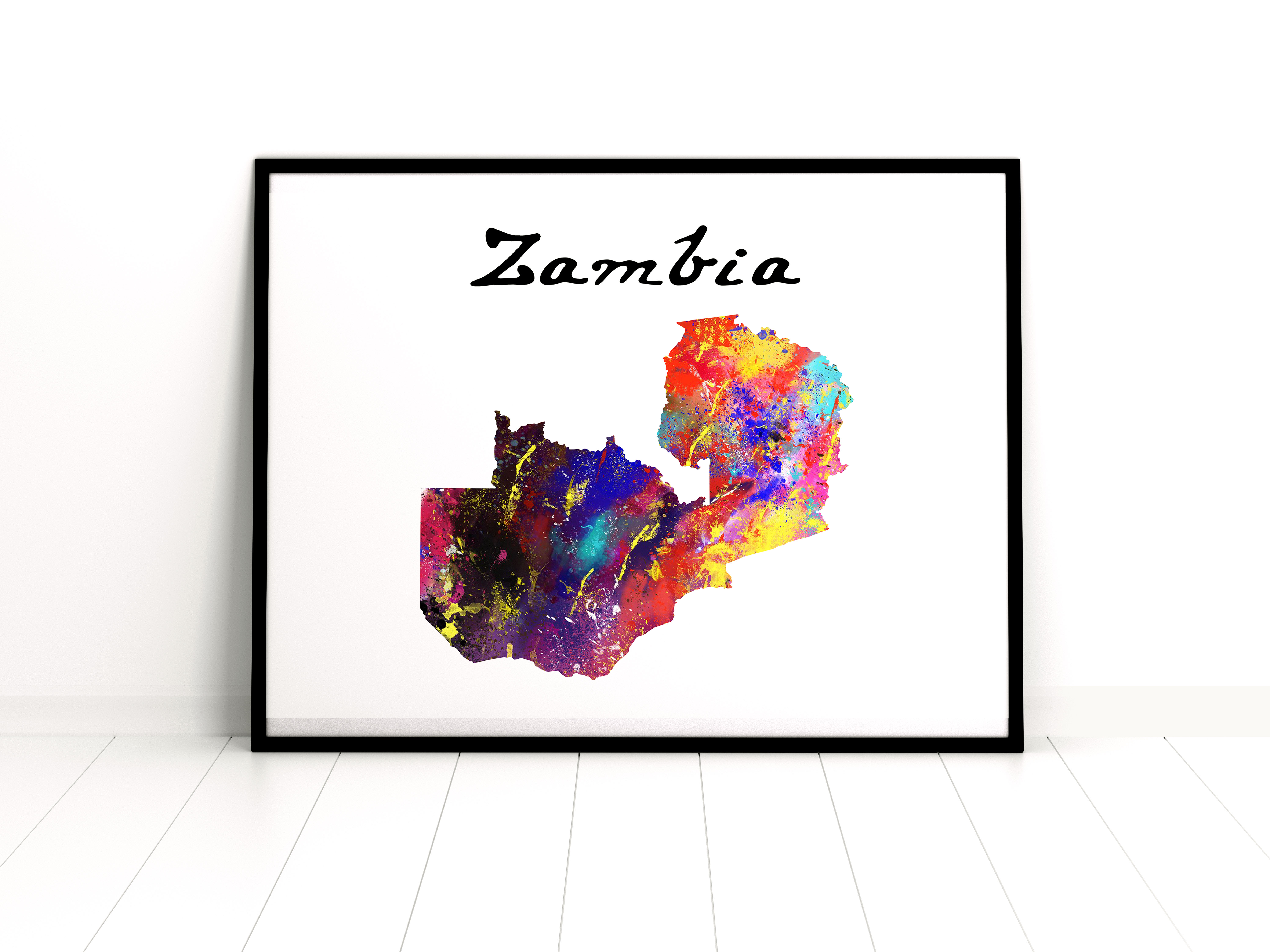 Vivid Pixel Zambia – Art Prints, Wall Decor, and Wall Art 08x10in - Walmart.com