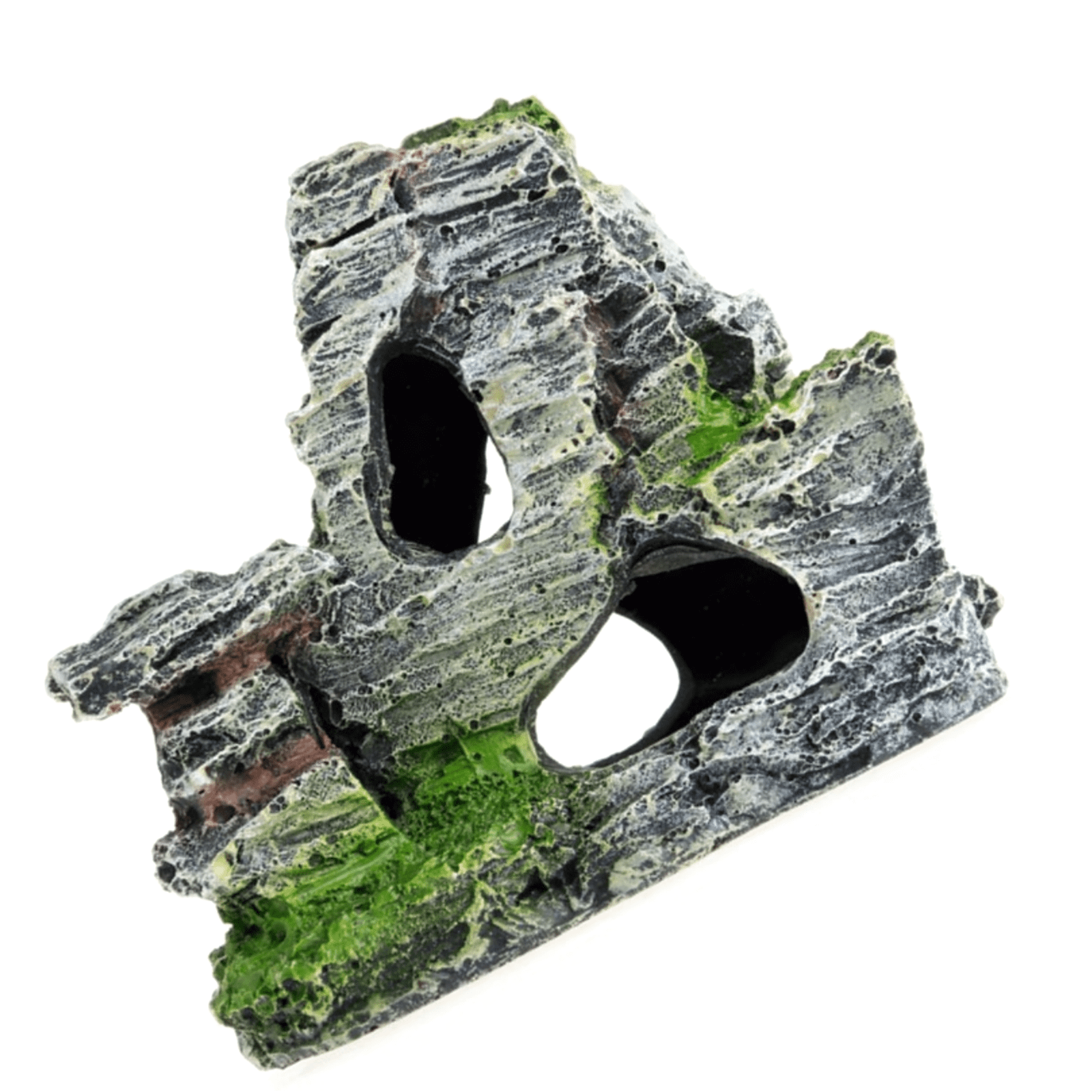 Vivid Resin Aquarium Rock Cave Fish Tank Decor, Non-Toxic, Mountain ...