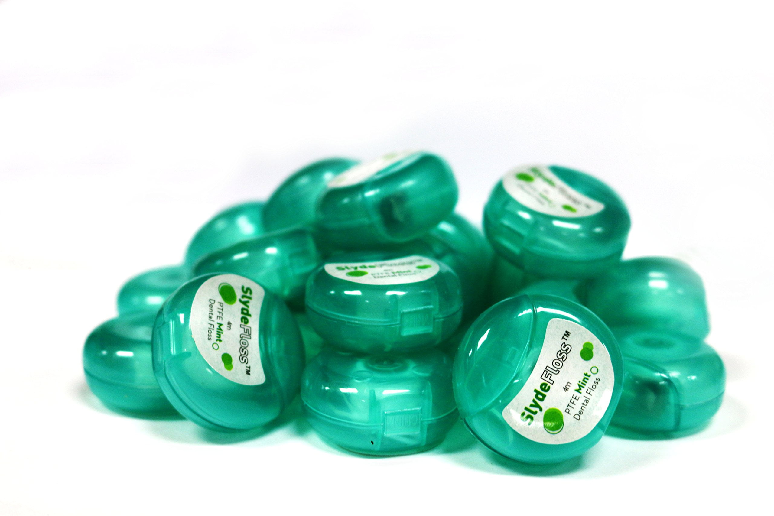 PTFE Fiber Mint Flavored Dental Floss Non-Shredding 4 Meters Pack of 10 ...