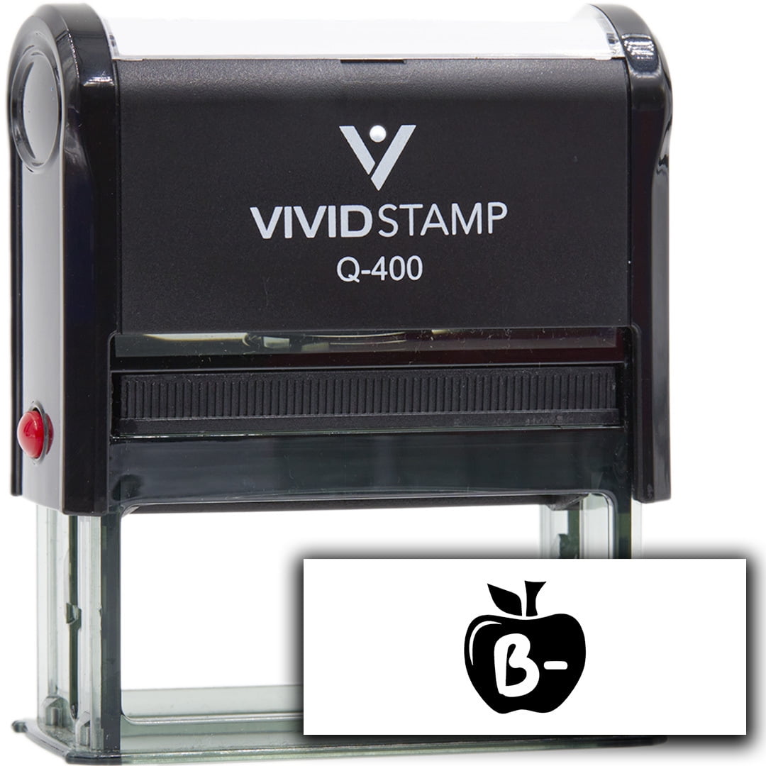 Vivid Stamp B- Teacher Stamps For Grading Self-Inking Rubber Stamps ...