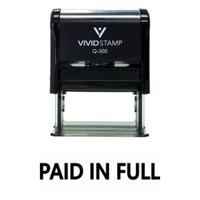 Paid Full Stamp