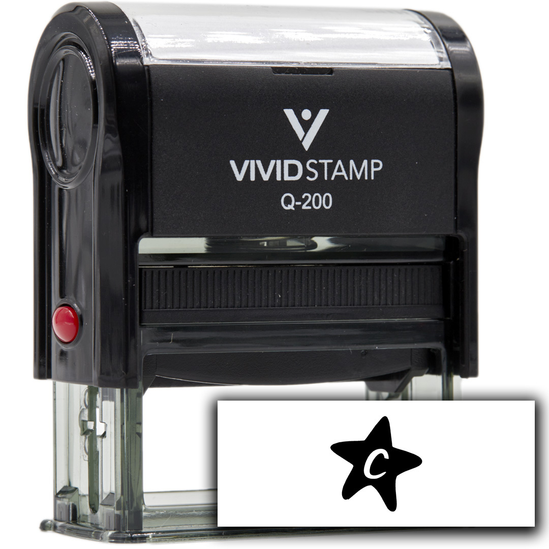 Vivid Stamp C Stamps For Grading Self-Inking Rubber Stamps (Black Ink ...