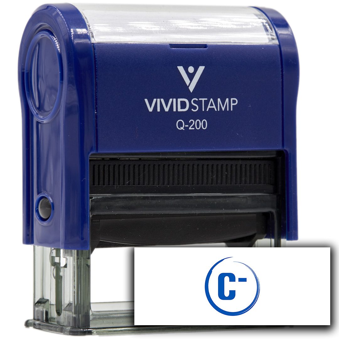 Vivid Stamp C- Teacher Stamps For Grading Self-Inking Rubber Stamps ...