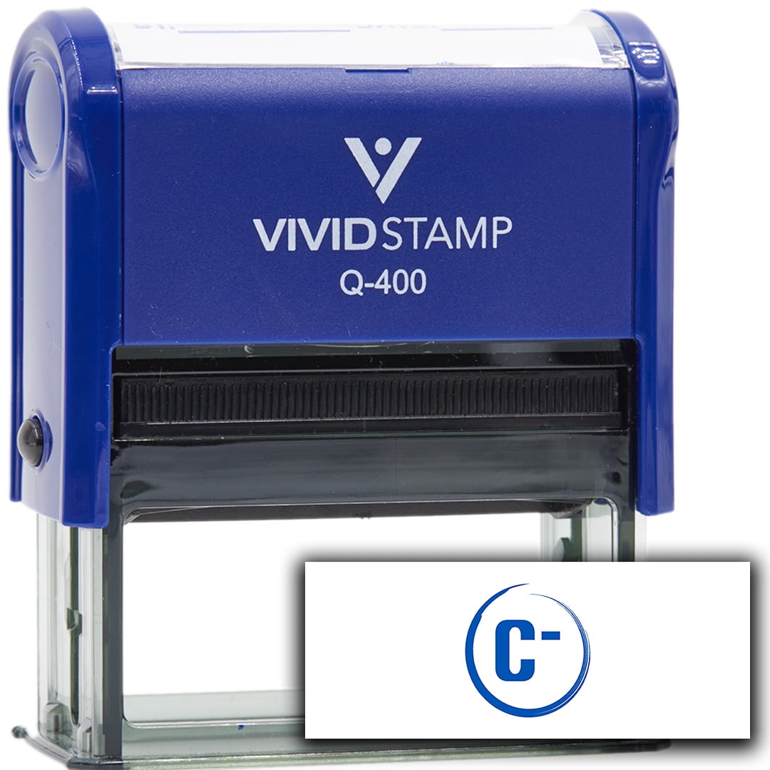 Vivid Stamp C- Teacher Stamps For Grading Self-Inking Rubber Stamps ...