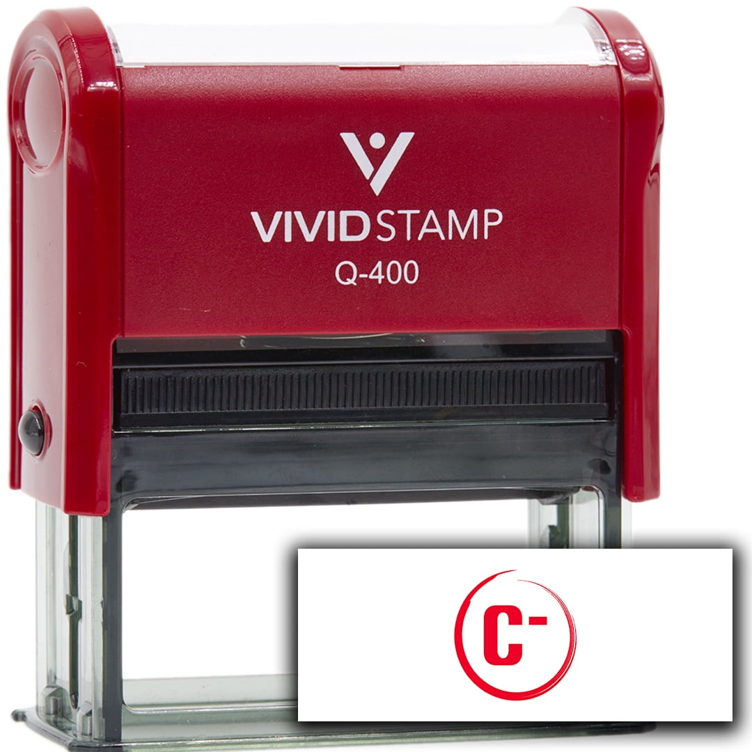 Vivid Stamp C- Teacher Stamps For Grading Self-Inking Rubber Stamps ...
