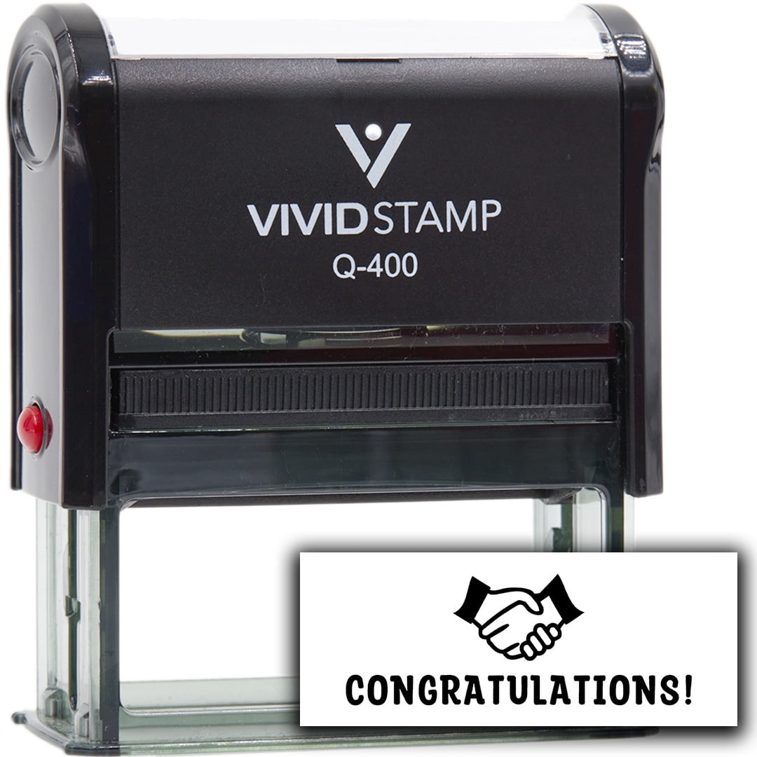 Vivid Stamp Congratulations! Stamps For Grading Self-Inking Rubber ...