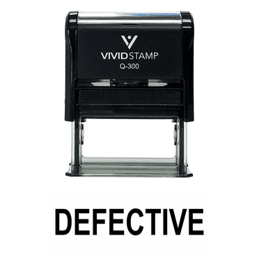 Vivid Stamp MADE IN THE USA (FLAG) Self Inking Rubber Stamp (Black Ink ...