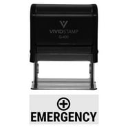 Vivid Stamp Estimate Only Self Inking Rubber Stamp (Red Ink) - Large ...