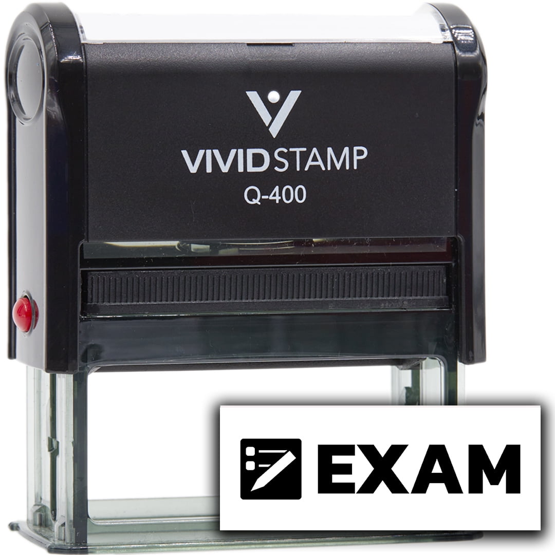Vivid Stamp Exam Self-Inking Rubber Stamps Teachers And Schools ...